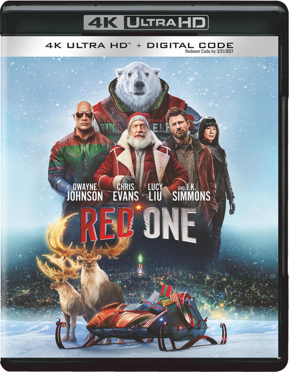 Amazon.com: Red One (4KUHD/DIG) : Dwayne "The Rock" Johnson, Chris ...