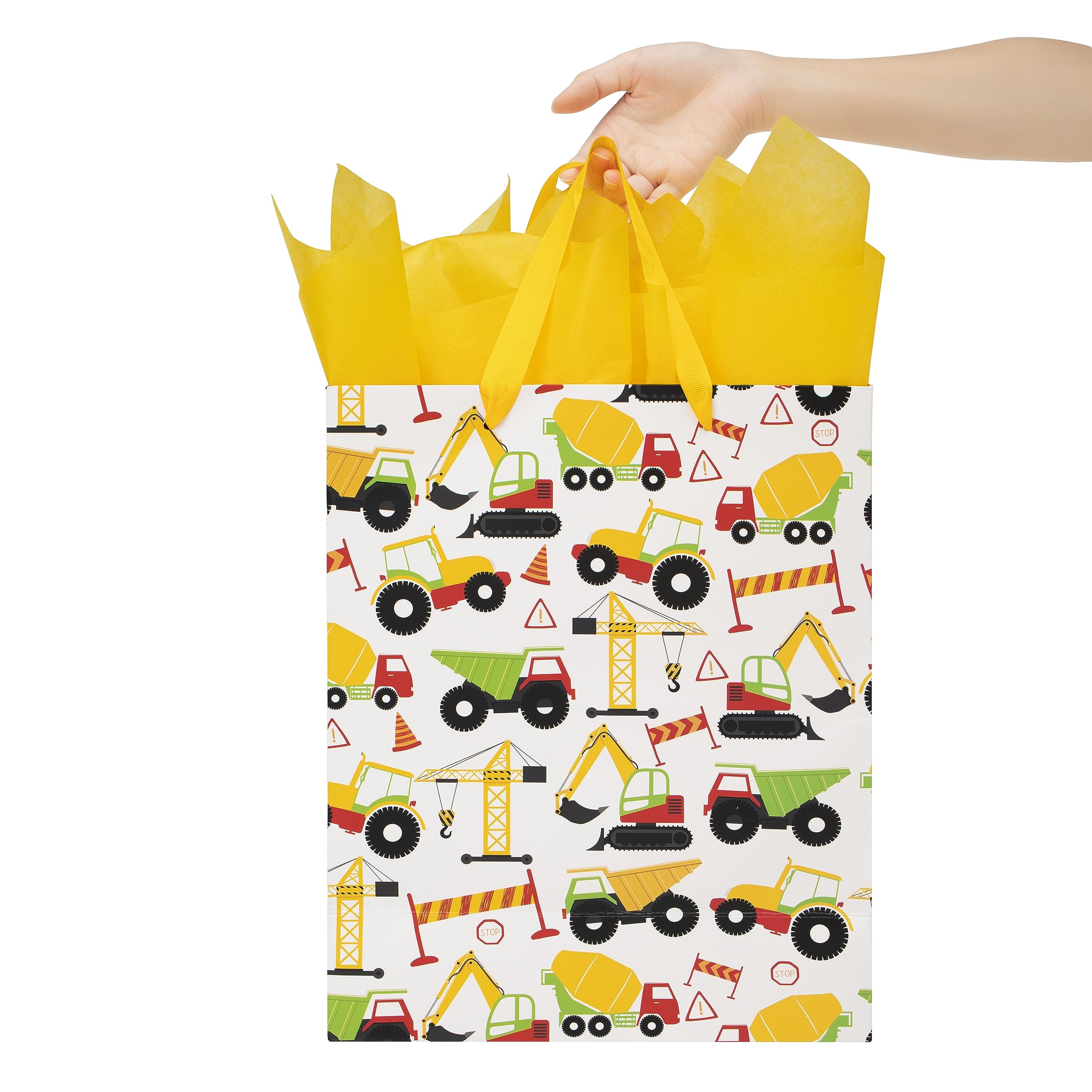 Snapklik.com : 13" Large Vehicle-themed Gift Bags Set