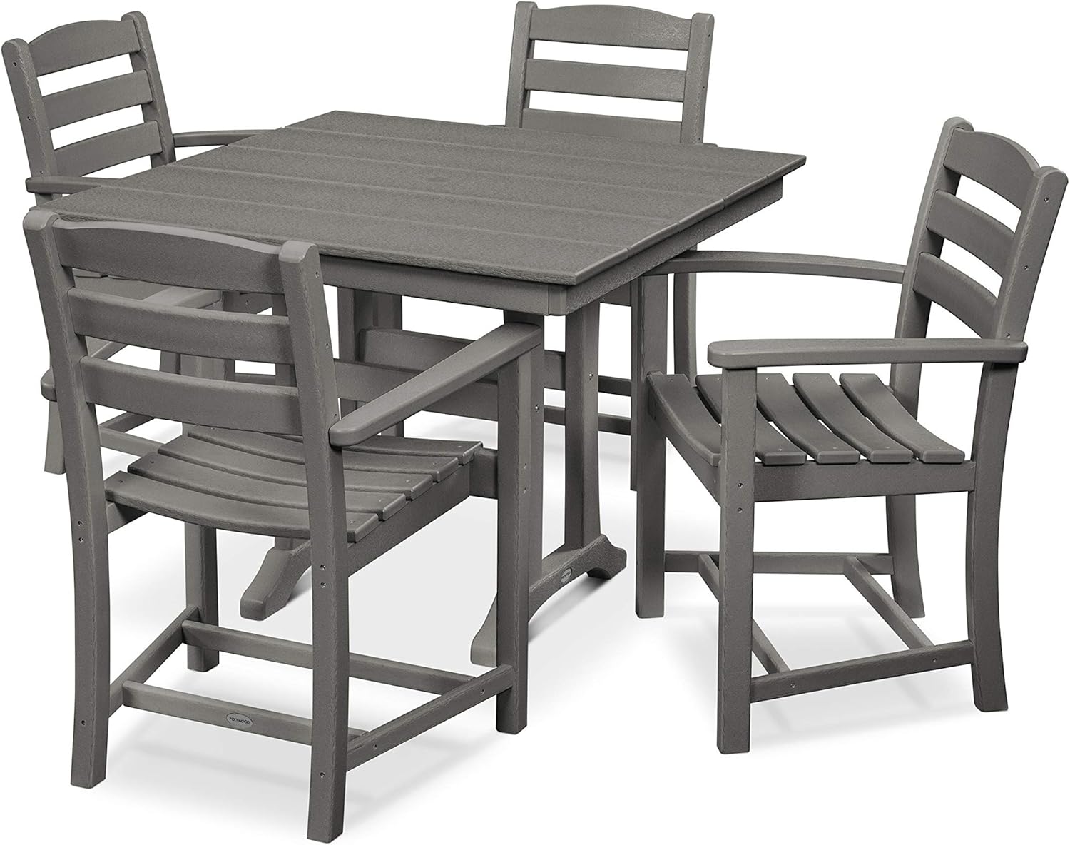 Amazon.com - La Casa Café Dining Set, Slate Grey - Table & Chair Sets