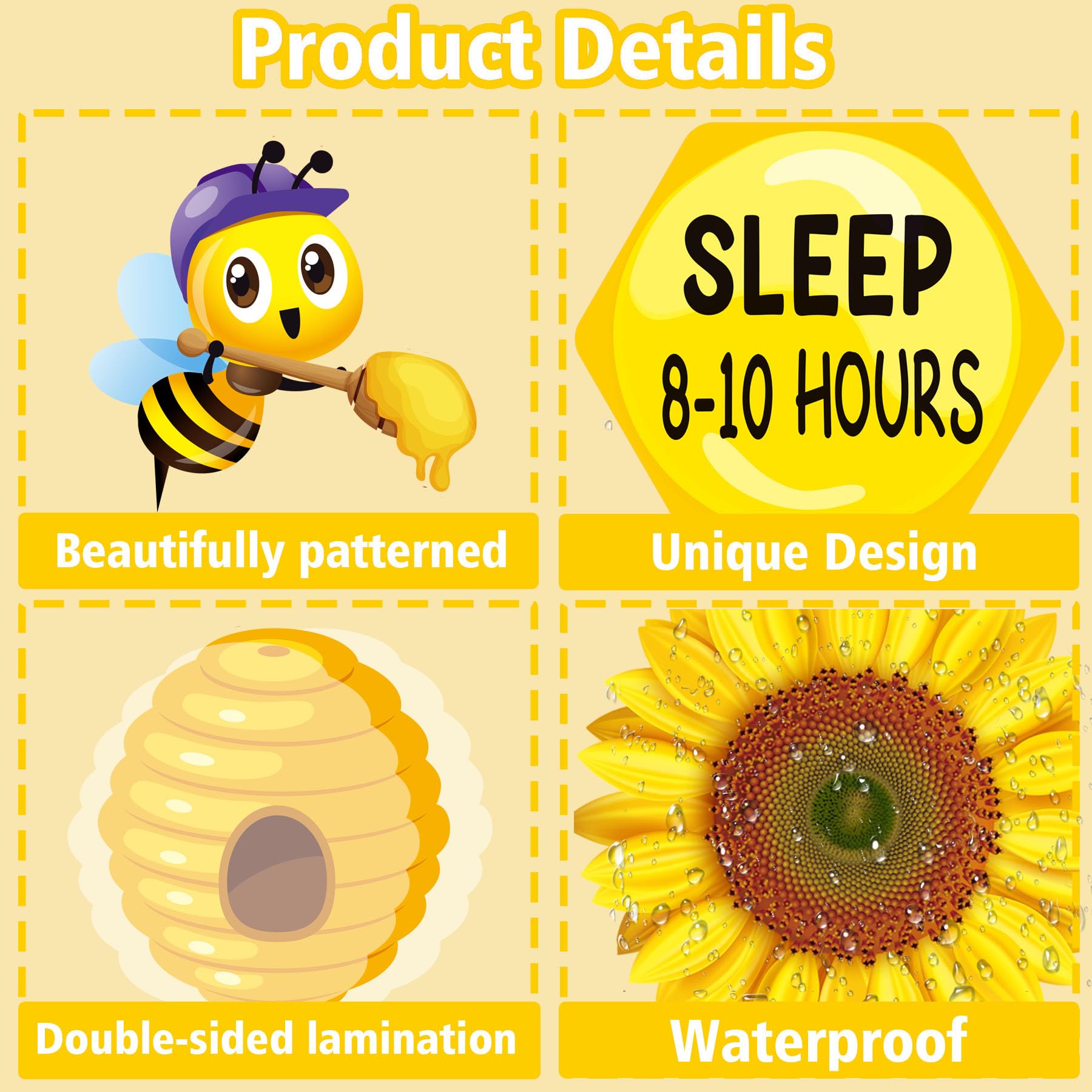 Snapklik.com : 53 Pieces Bee Healthy Bulletin Board Decorations ...