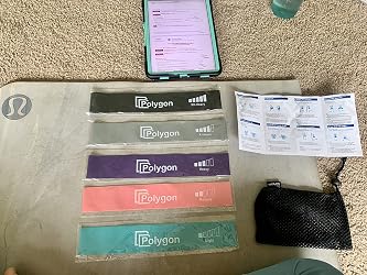 Polygon Resistance Loop Exercise Bands, Workout Flexbands for Physical ...