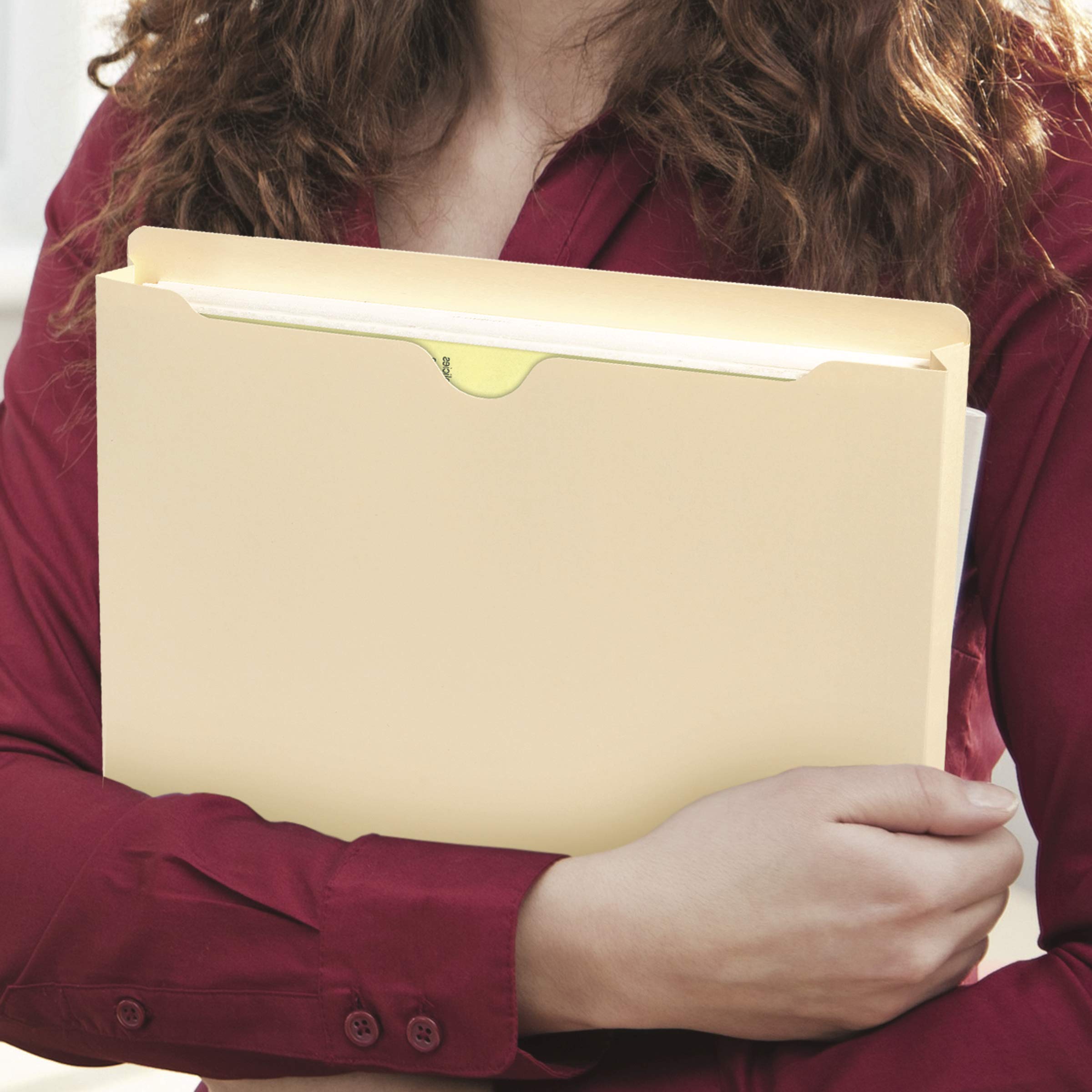 Snapklik.com : Smead File Jacket, Reinforced Straight-Cut Tab, 1 ...