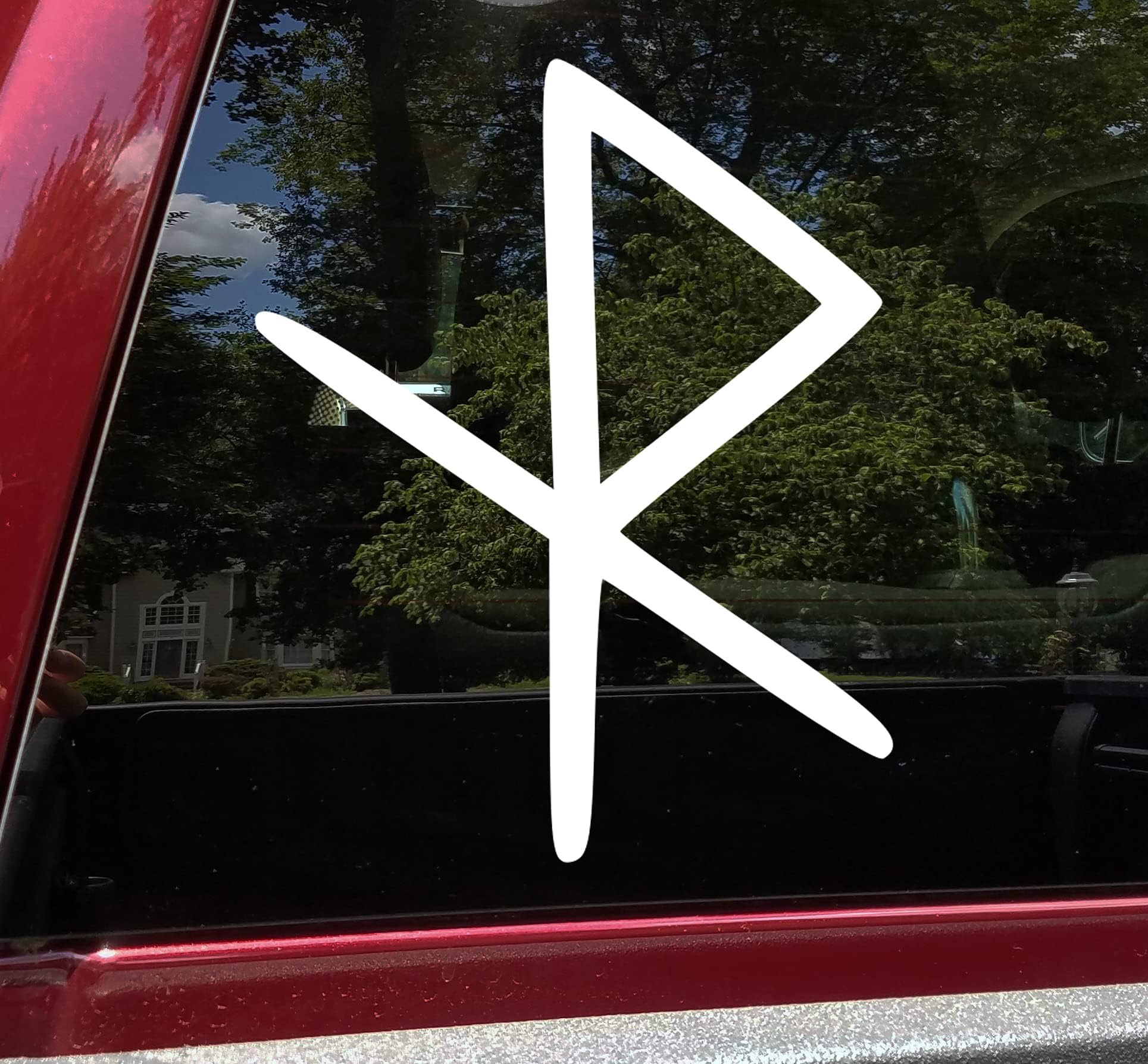 Amazon.com: Heathen in Norse Runes Vinyl Decal V2 - Viking Elder ...
