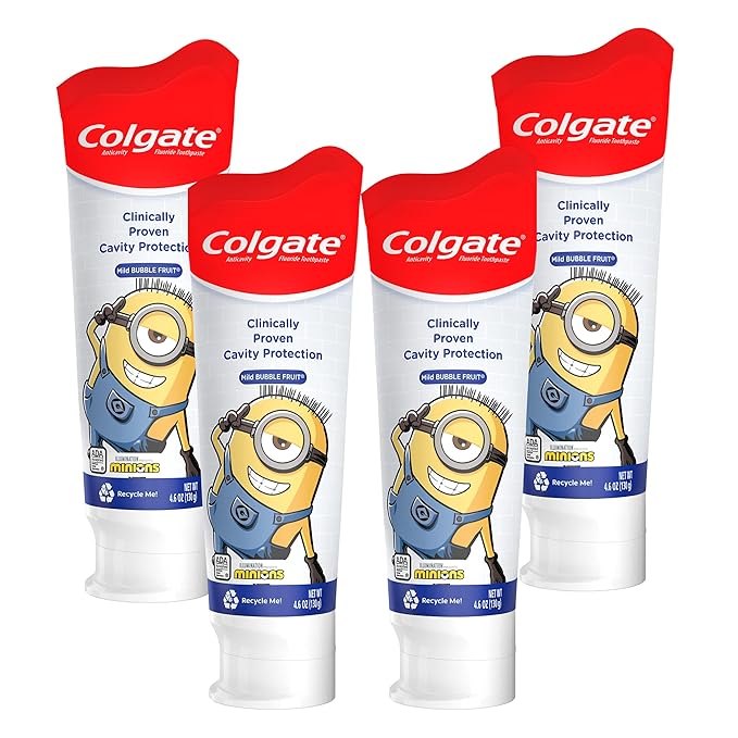 Amazon.com: Colgate Kids Toothpaste with Anticavity Fluoride Featuring ...