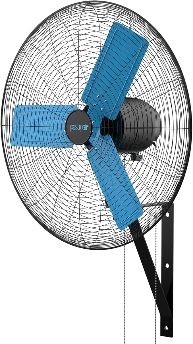 Amazon.com: pasapair 24" Industrial Oscillating Wall Fan – 6800CFM ...