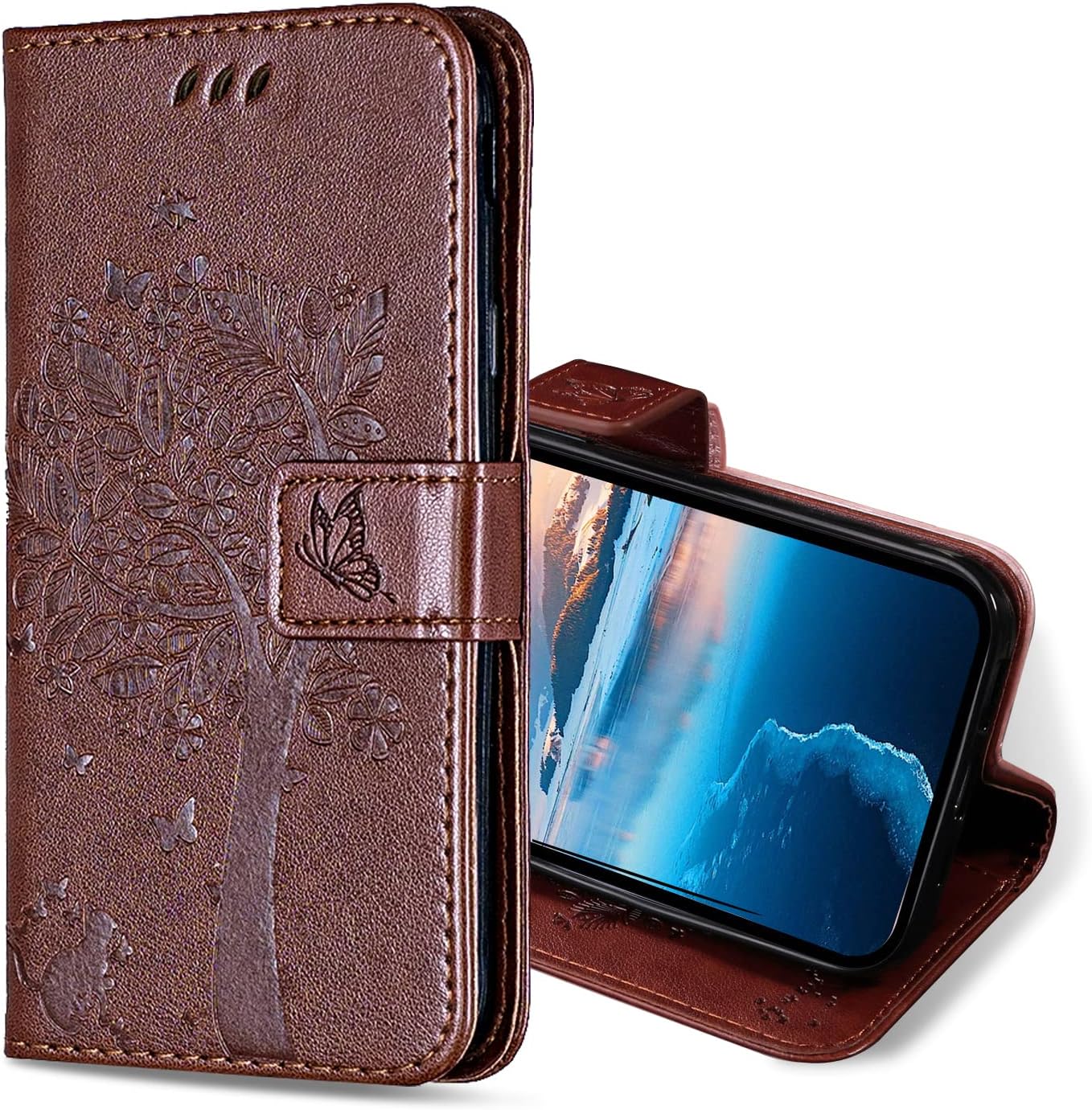 Amazon.com: KANVOOS Case for Samsung Galaxy A50 / A50S / A30S Wallet Case with Card Holder, PU ...