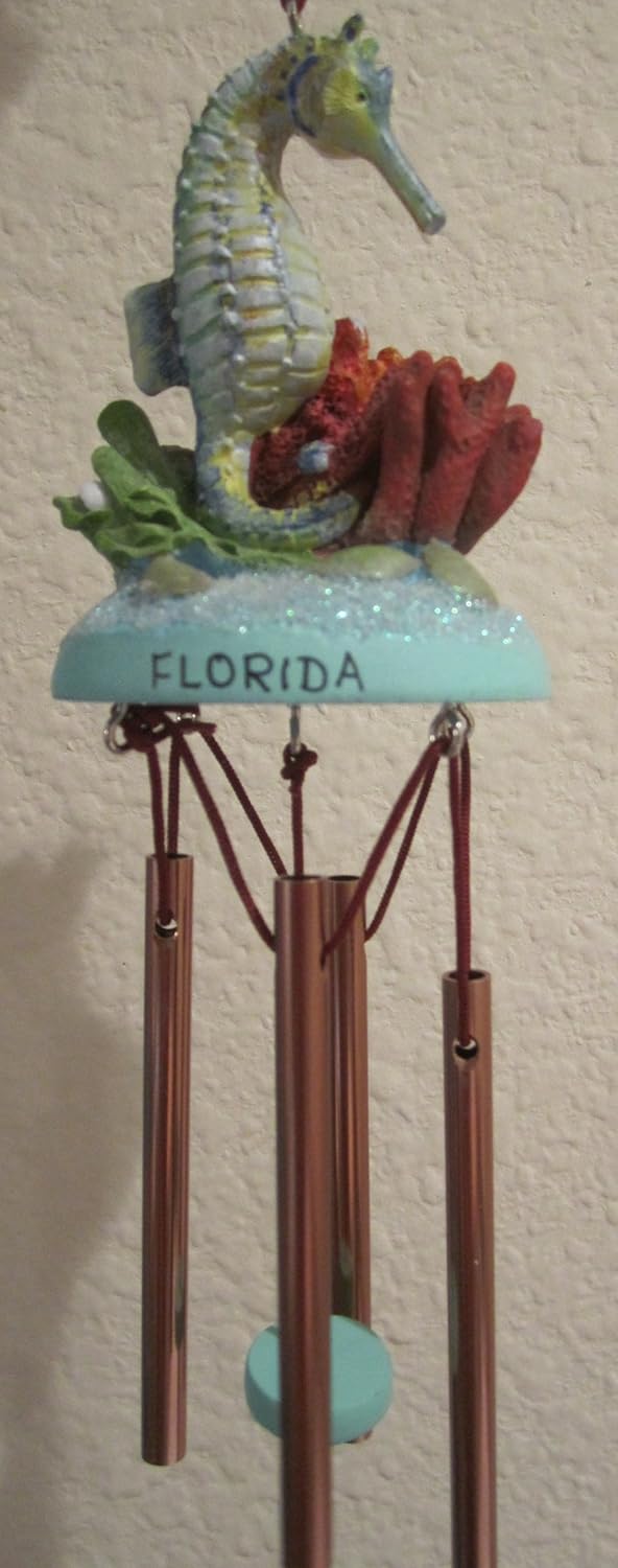 Amazon.com : Cape Shore Seahorse "Florida" Wind Chime : Patio, Lawn ...
