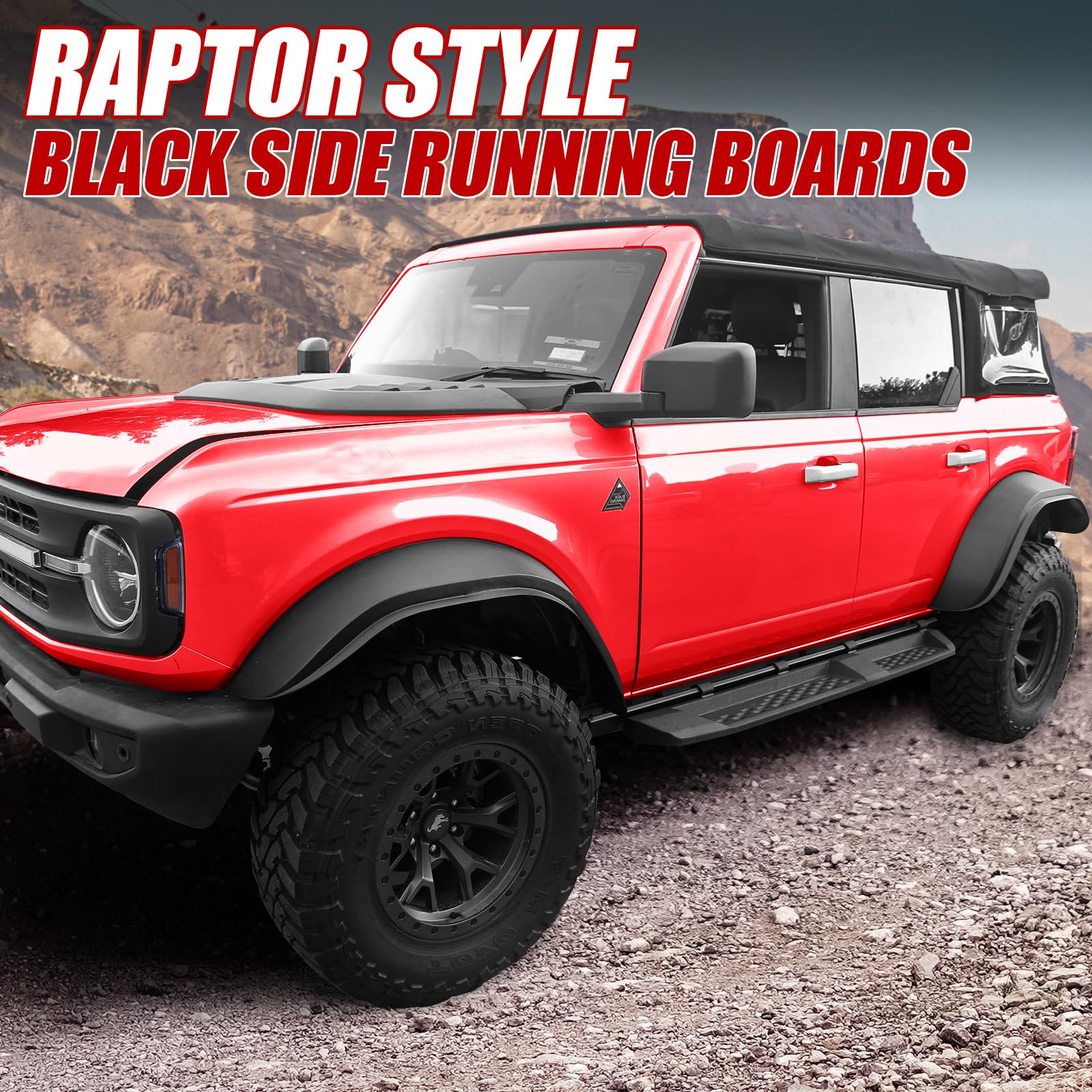 Running Boards For Early Bronco AMP Research PowerStep Running Board