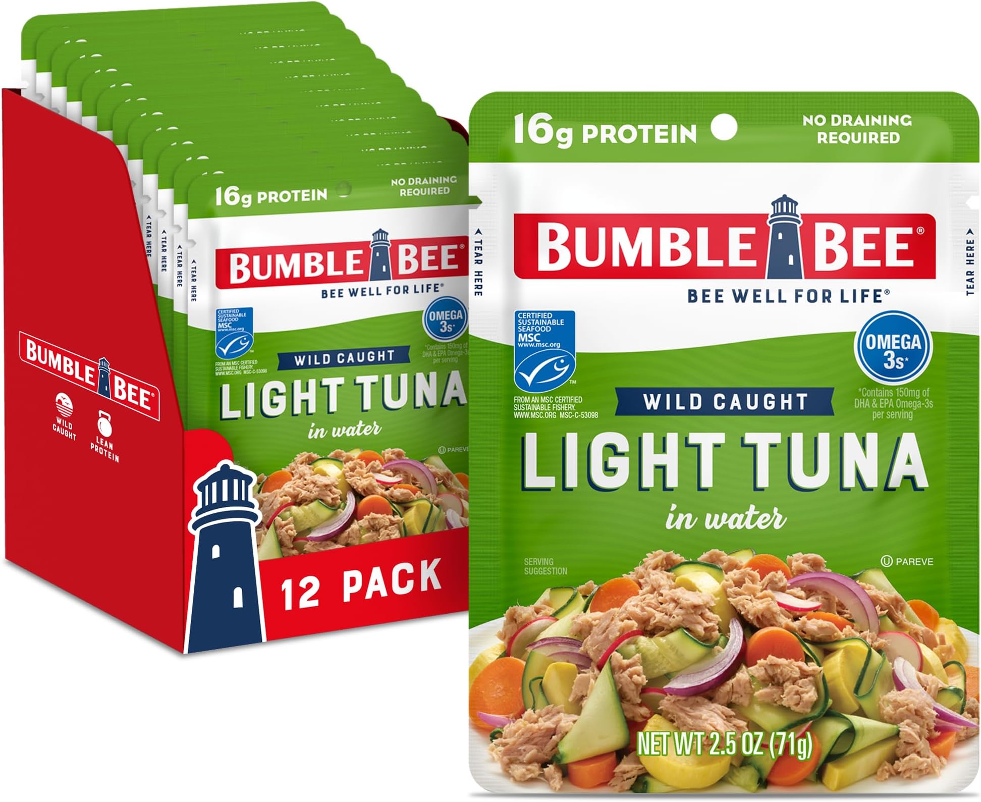 Amazon.com : StarKist Chunk Light Tuna in Sunflower Oil, 6.4 Ounce ...