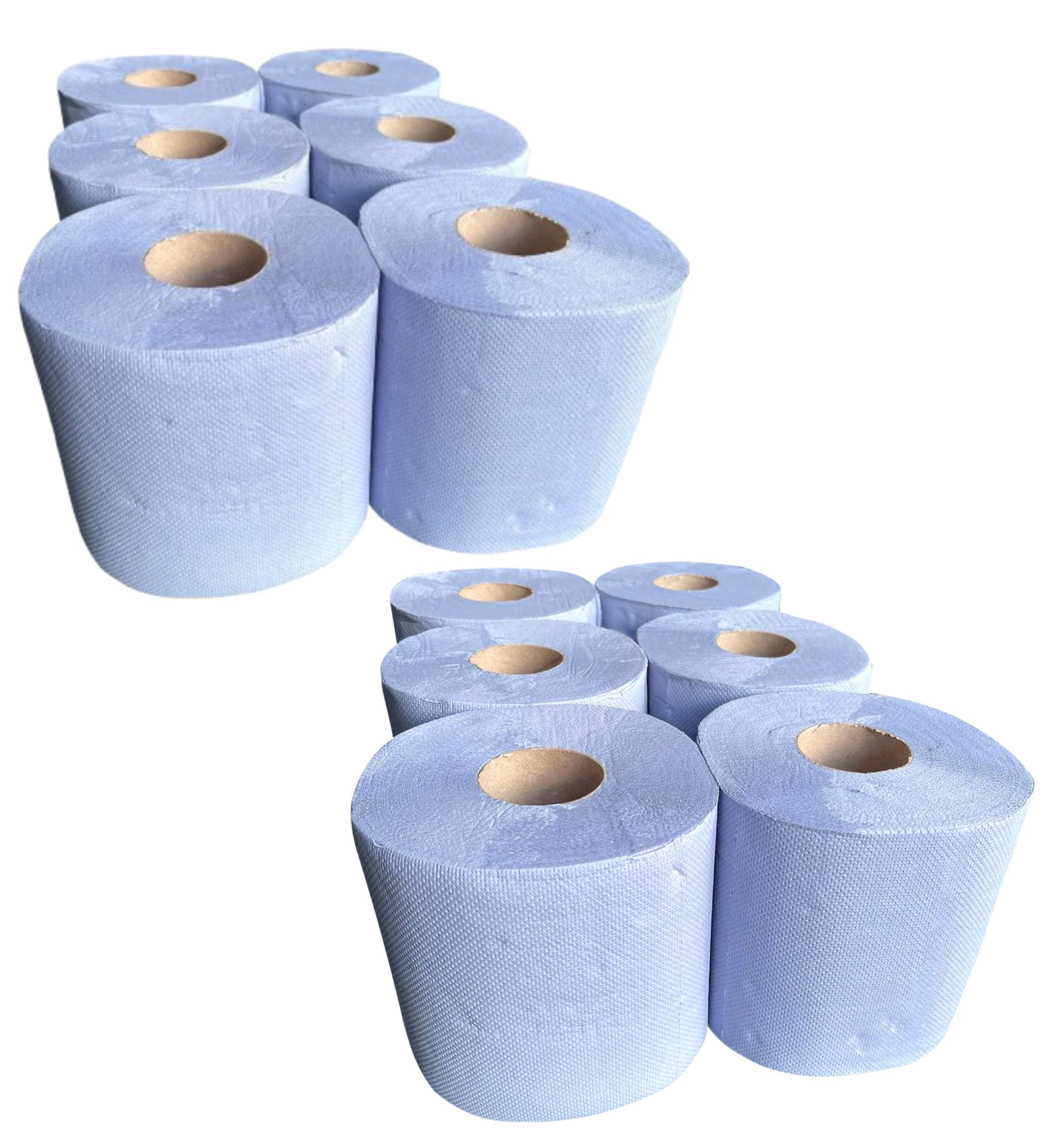 Centrefeed Blue Roll 12 Pack, 50m 2 Ply Paper Tissue Rolls ...