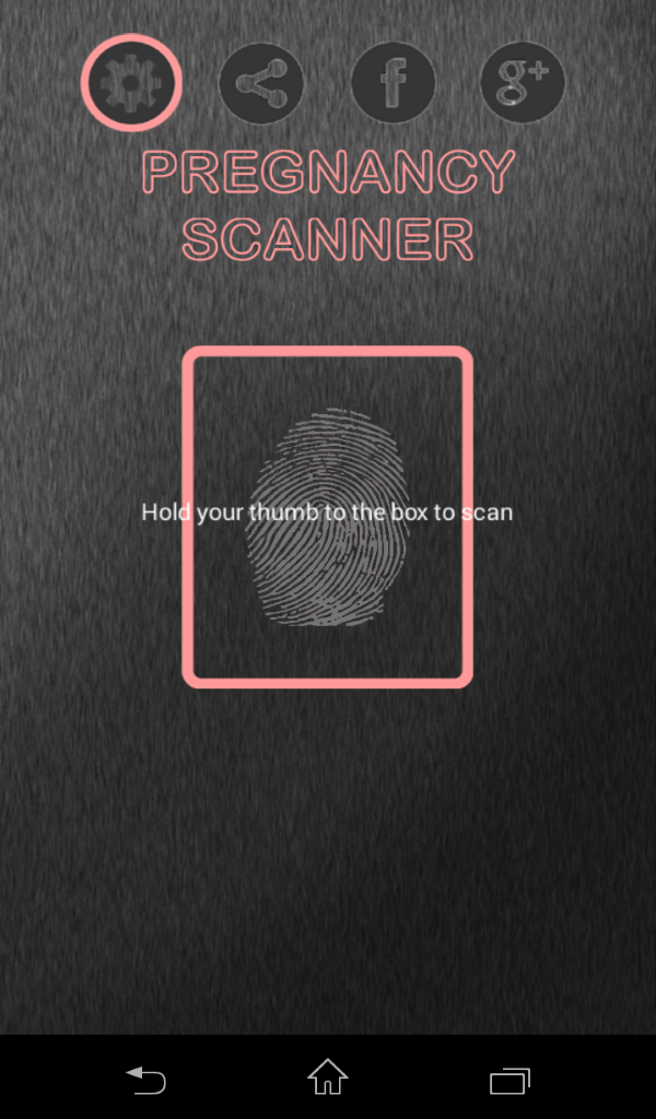Aplicación Baby Pregnancy Test Prank en Amazon Appstore