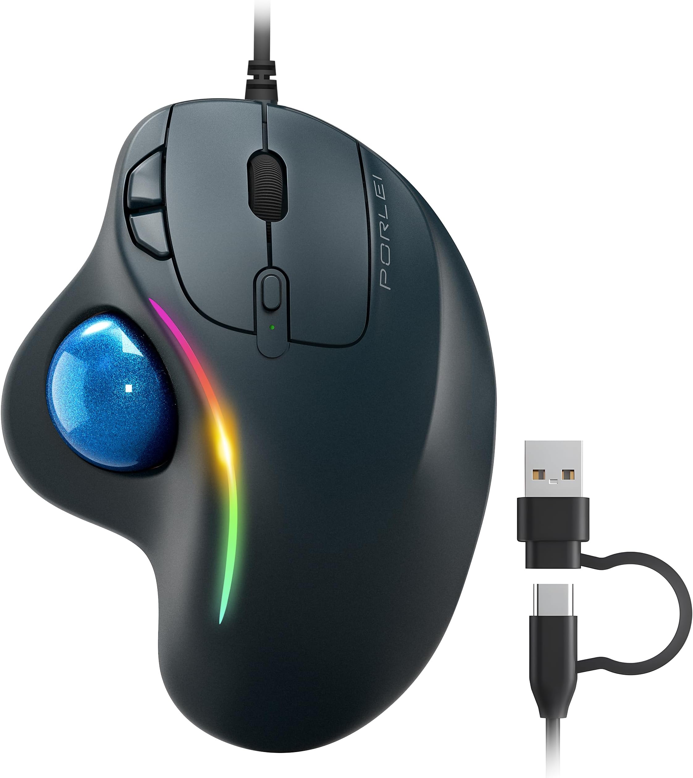 Amazon.com: ELECOM EX-G Wired Trackball Mouse, Ergonomic Thumb Control ...
