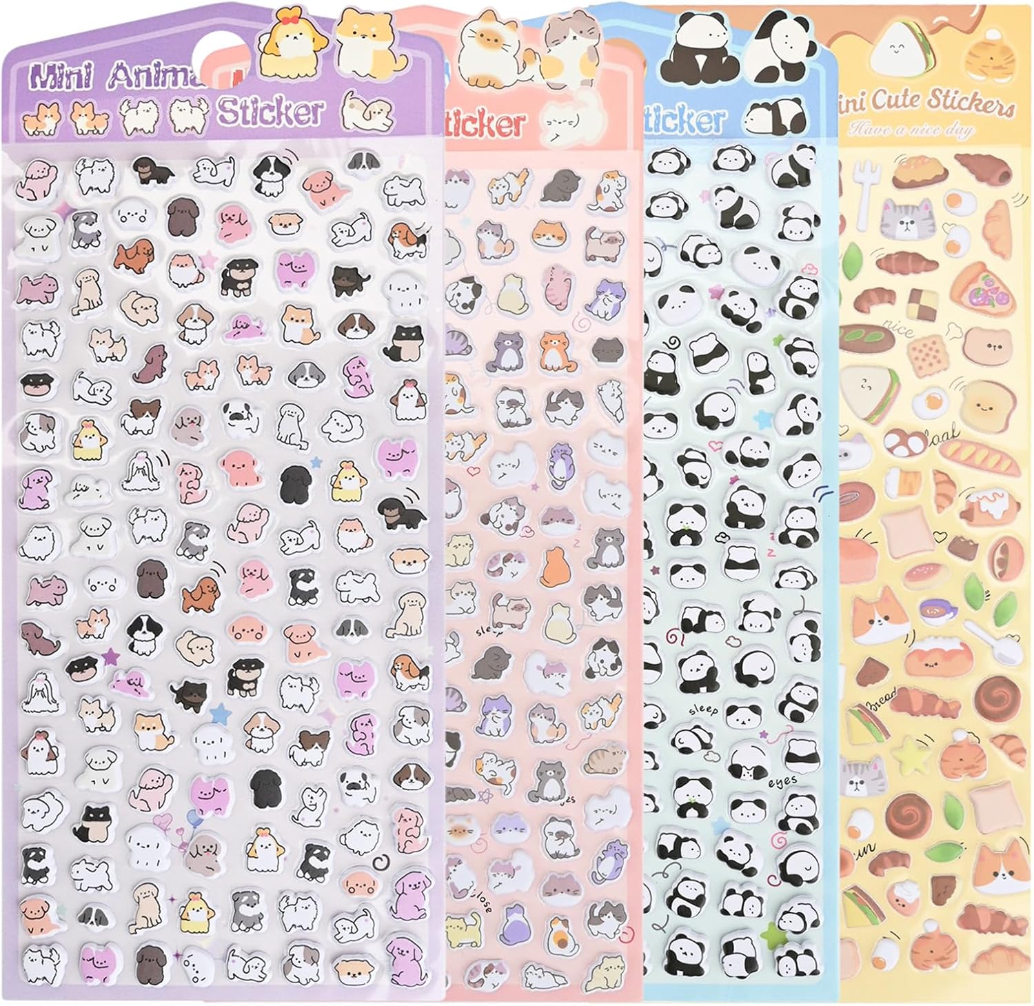 Amazon.com: 500+ Mini Puffy Stickers, Cute Tiny Small Kawaii 3D Puff ...