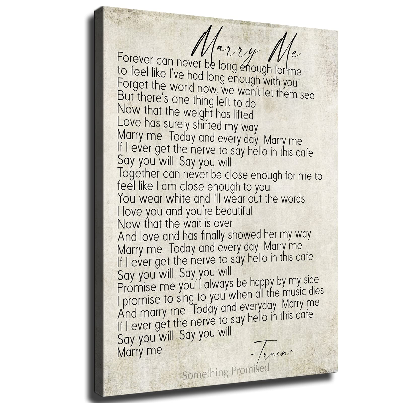 Marry Me Lyrics Train