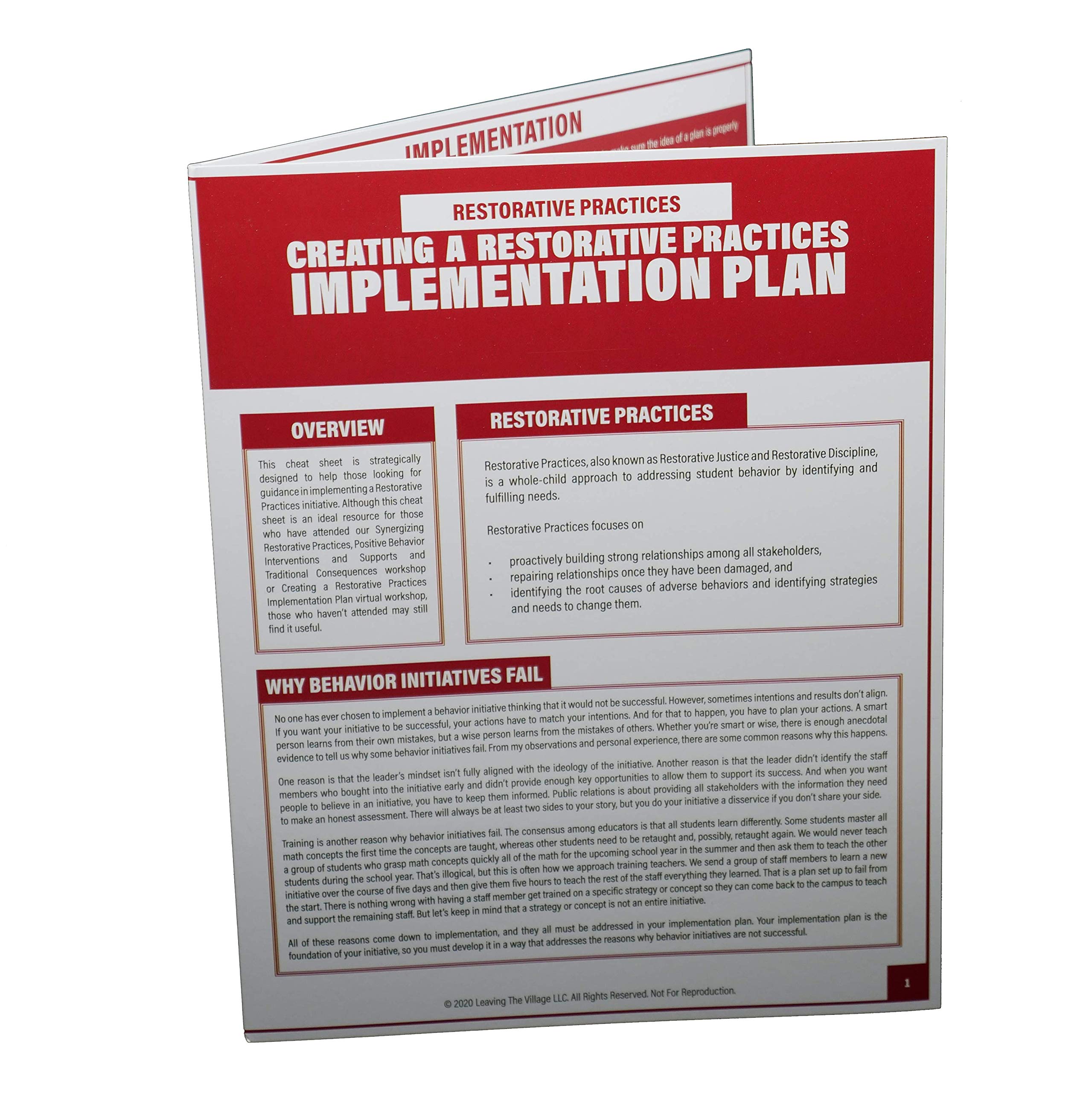 Restorative Practices: Creating a Restorative Practices Implementation ...