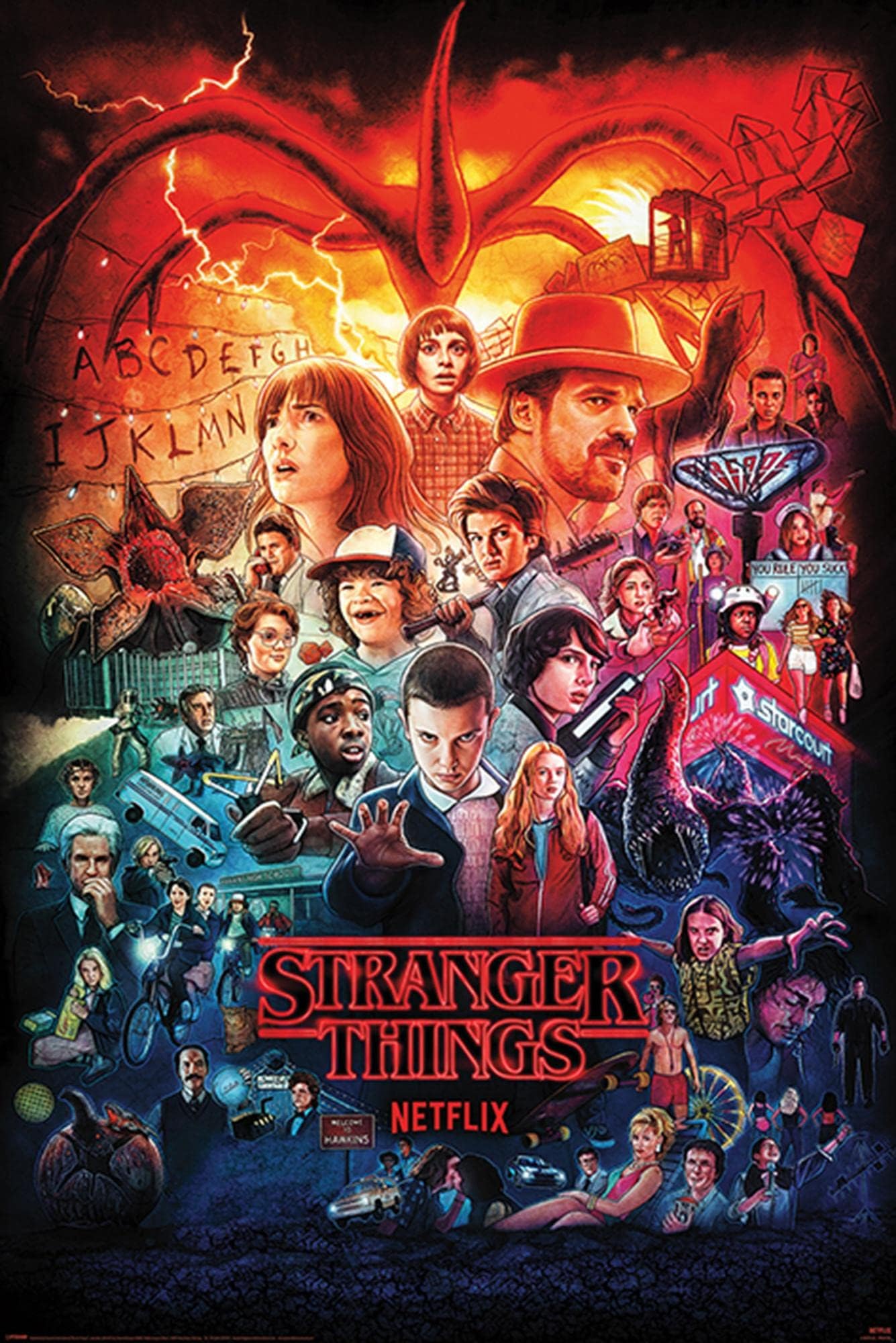 Amazon.de: Stranger Things - Seasons Montage - Poster Plakat Druck ...