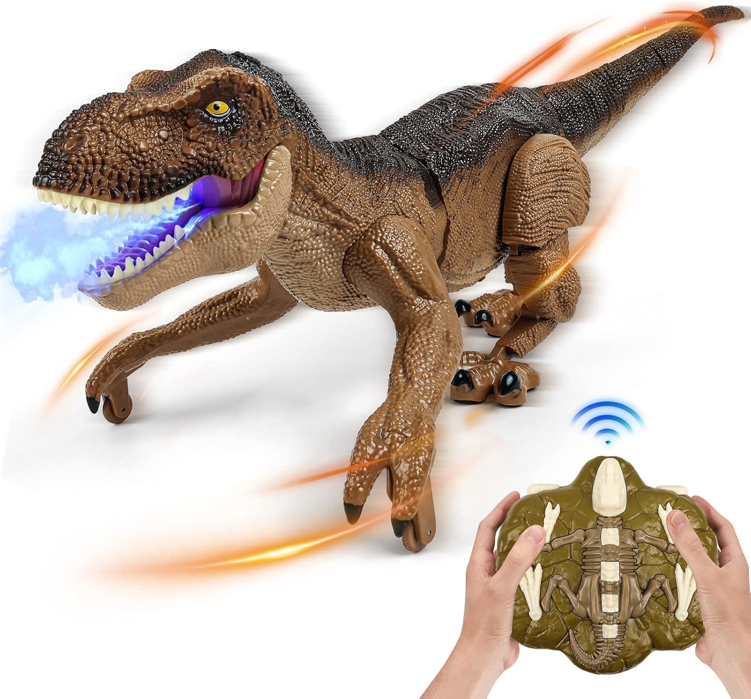 Amazon.com: RC Dinosaur Toys for Kids 3-5 Gesture Sensing T Rex Remote Control Dinosaurs for ...