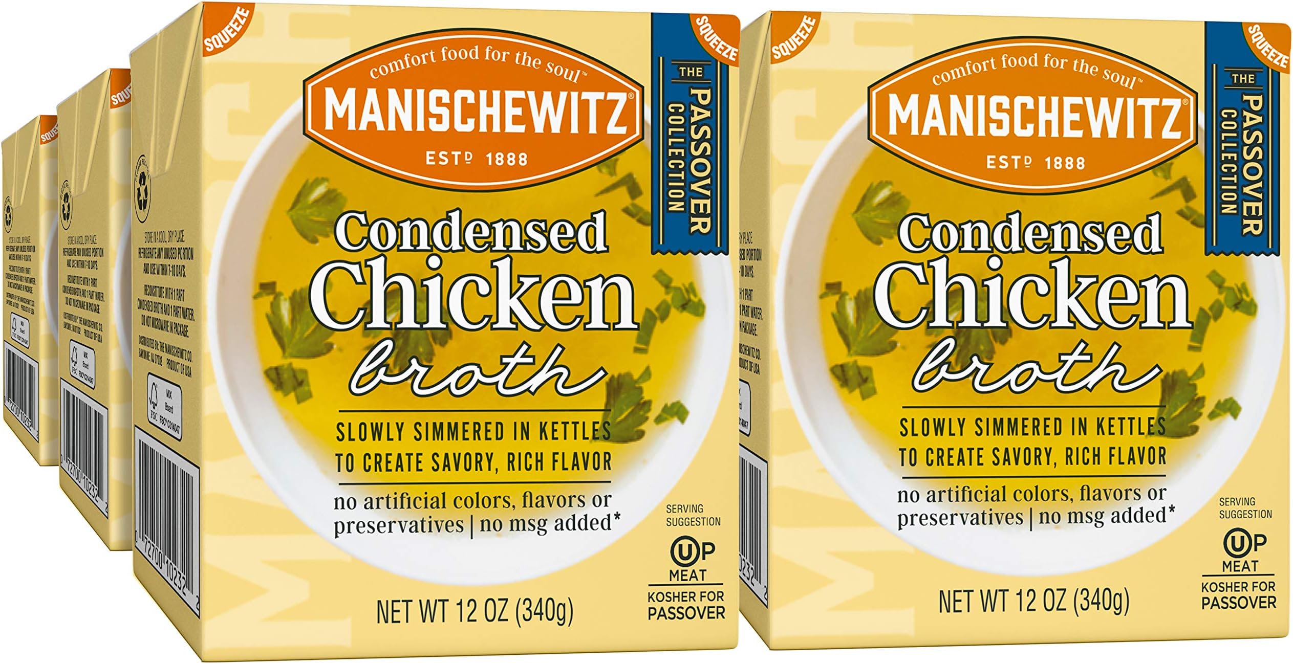 Amazon.com : Manischewitz Condensed Chicken Broth 12oz (6 Pack ...