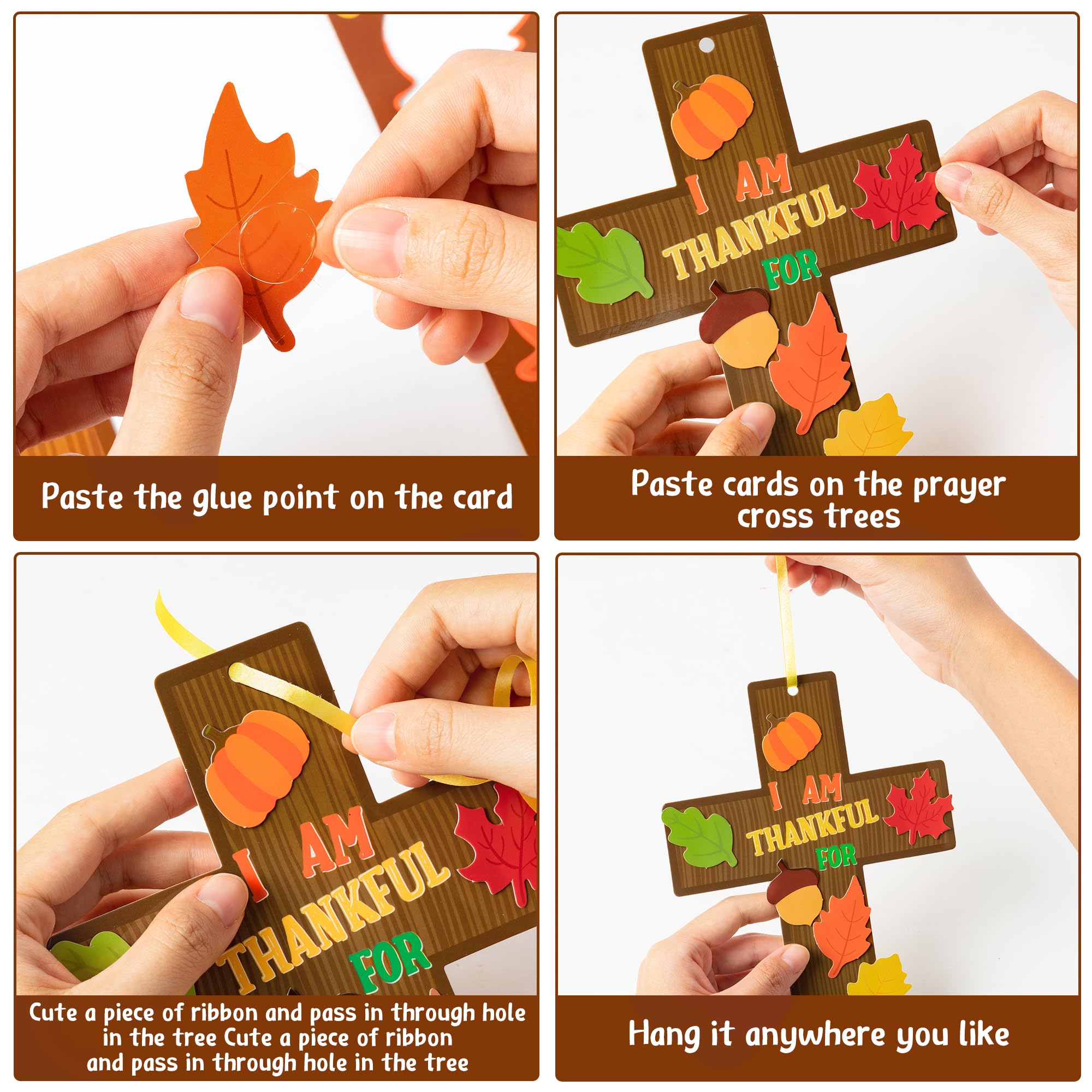 Snapklik.com : 28 Pack Fall Christian Cross Craft Kit Make Your Own ...