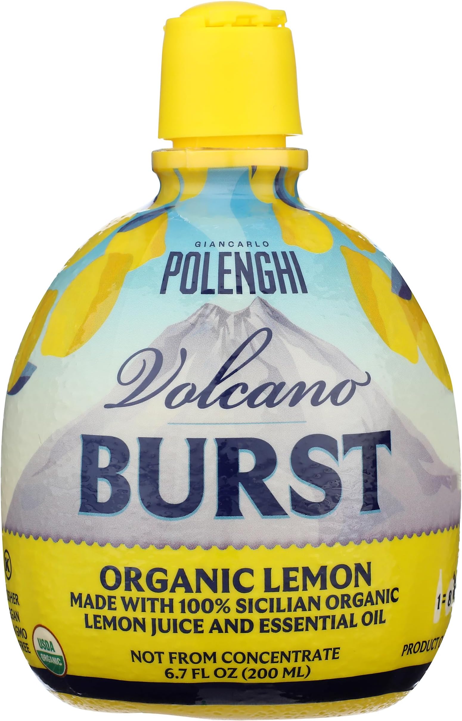 Amazon.com : Volcano Burst Organic Lemon Burst, 6.7 fz : Grocery ...