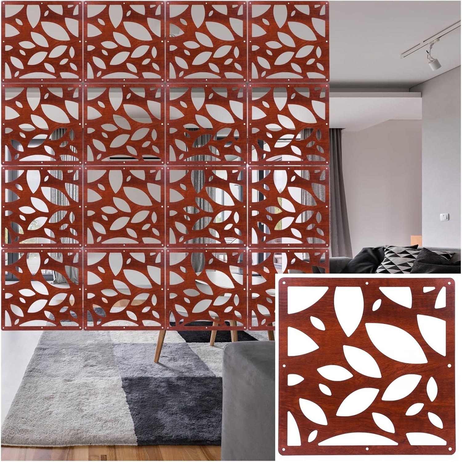 Amazon.com - Drop Ceiling Wall Partition Room Divider, Hanging DIY ...