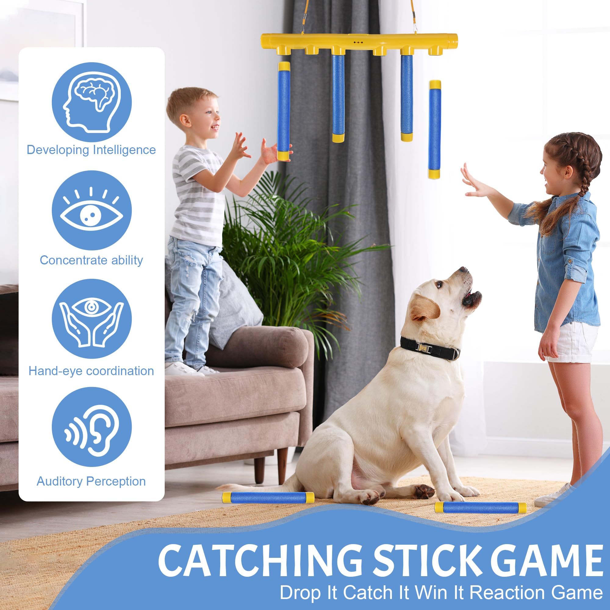 Football Gifts For Boys Falling Sticks Game, Drop Sticks Game, Reaction ...