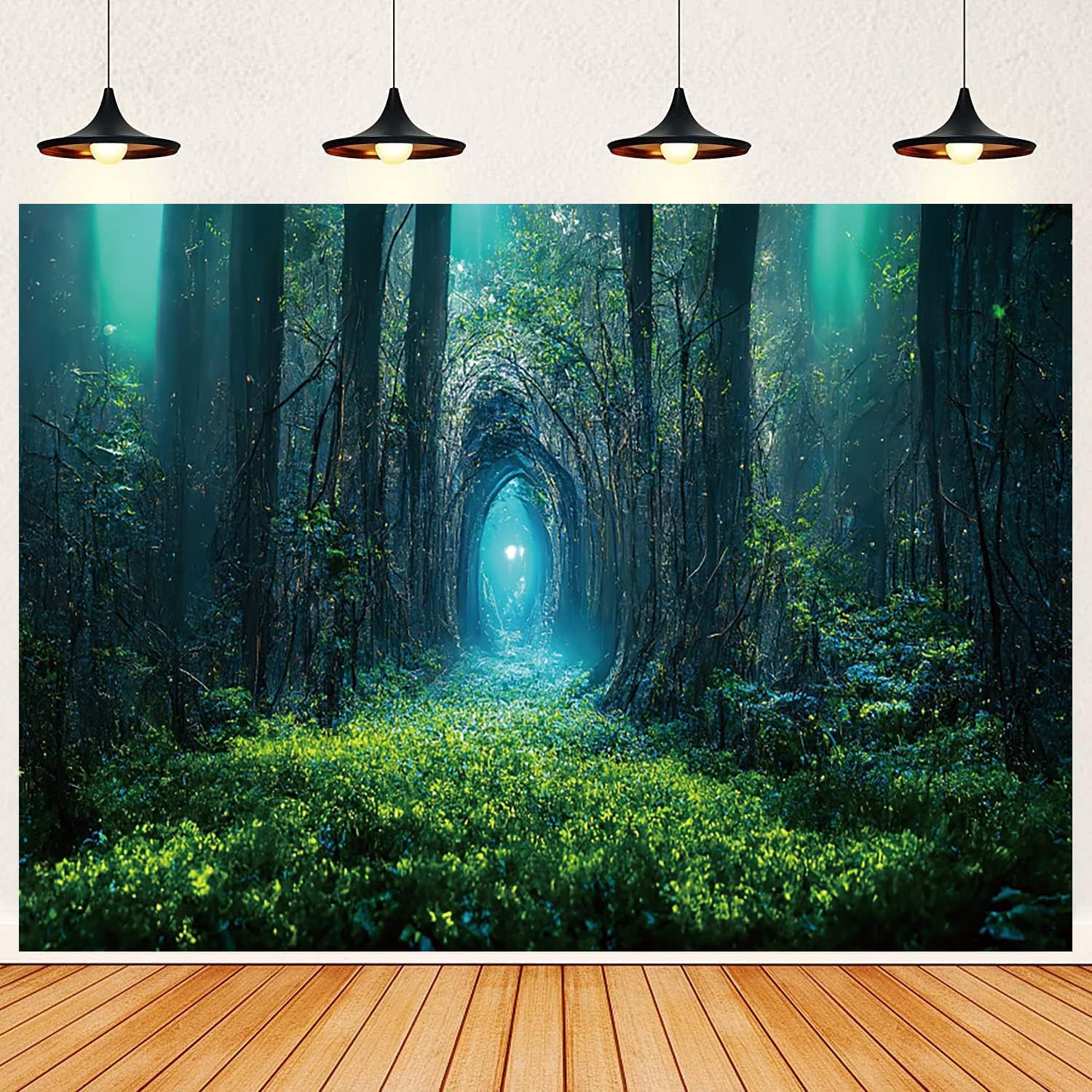 Amazon.com : 7x5ft Forest Garden Backdrop, Enchanted Spring Wonderland ...