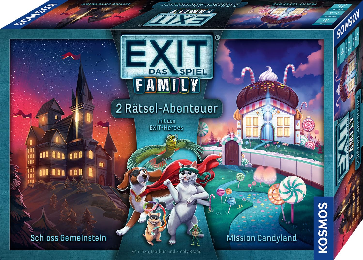 Kosmos 684662 EXIT® - Das Spiel Family, Zwei Rätselabenteuer Schloss ...