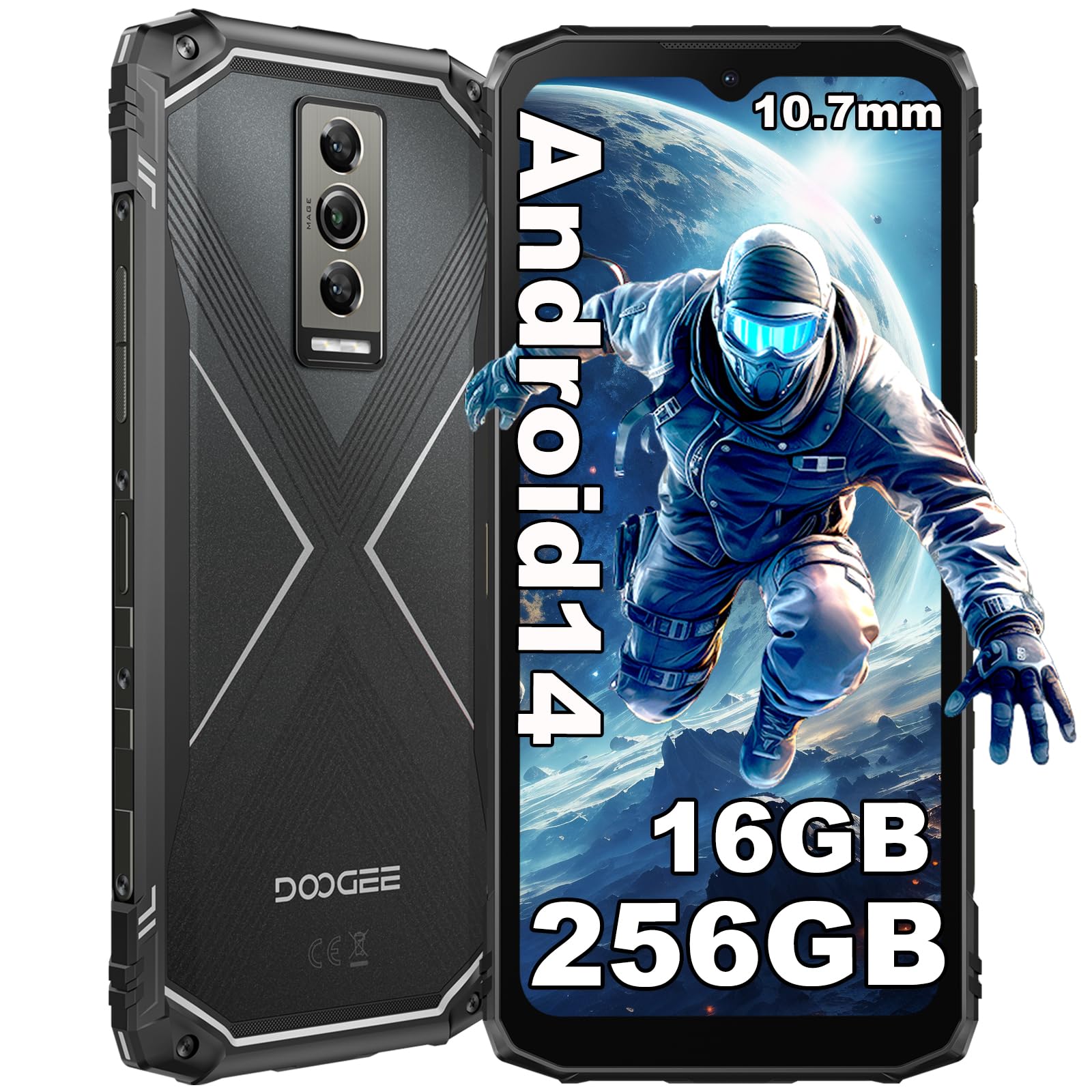 DOOGEE Blade 10 Pro Outdoor Handy 256GB+16GB Outdoor Smartphone Ohne ...