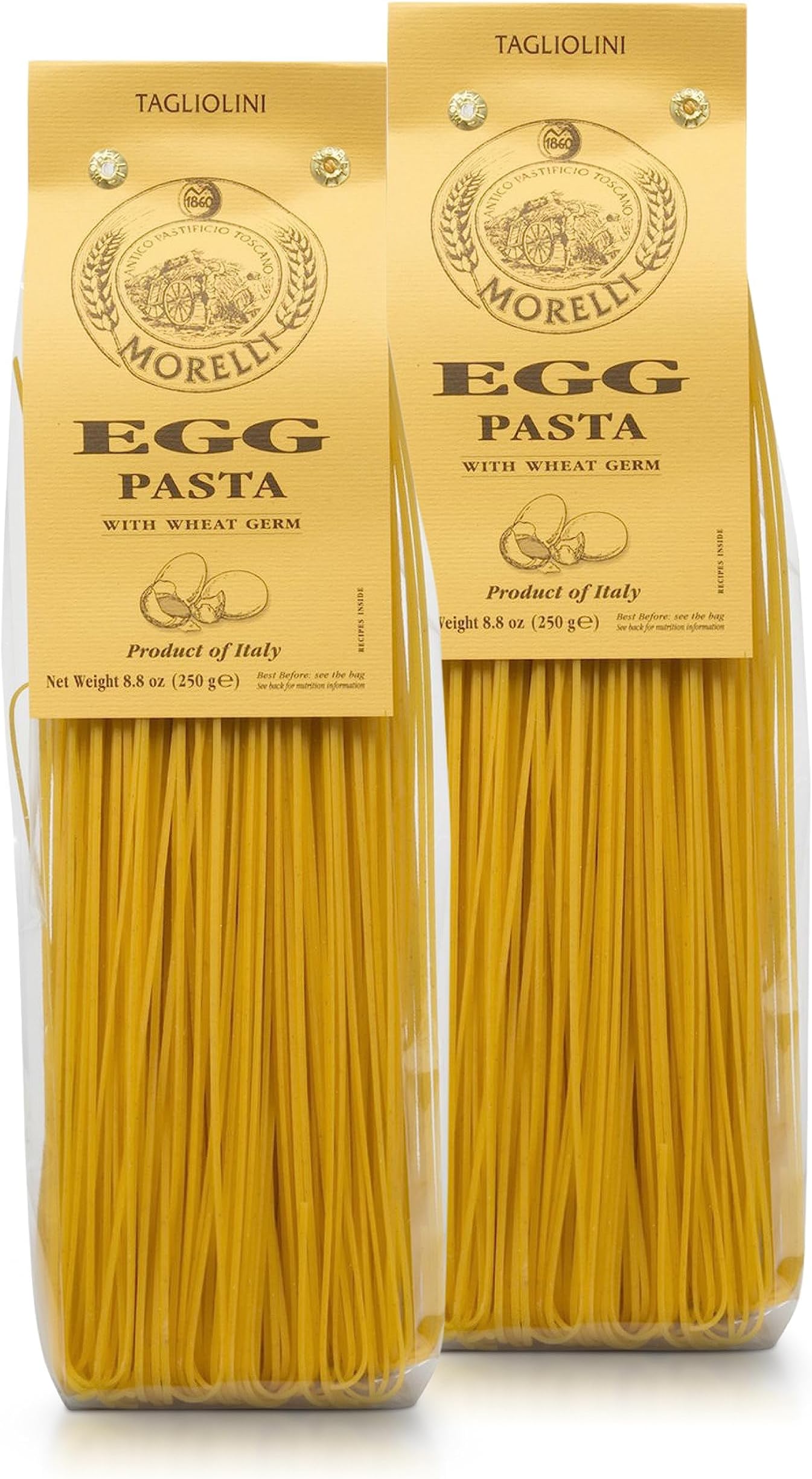 Amazon.com : Compagnia Sanremo Pasta Italian Egg Tagliatelle Pasta ...