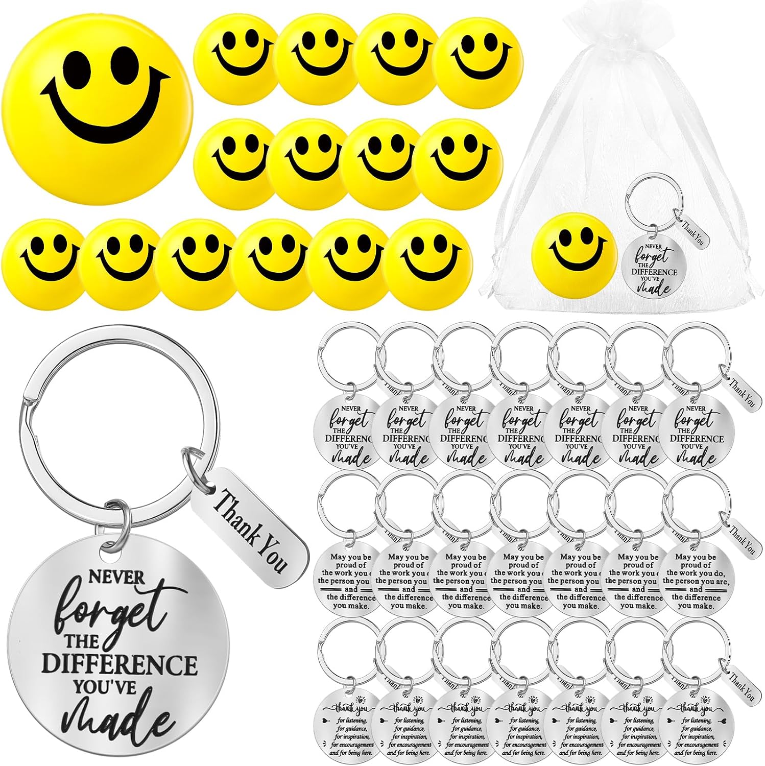 Amazon.com: Tondiamo 30 Set Valentine's Day Gifts Smile Face Squeeze ...