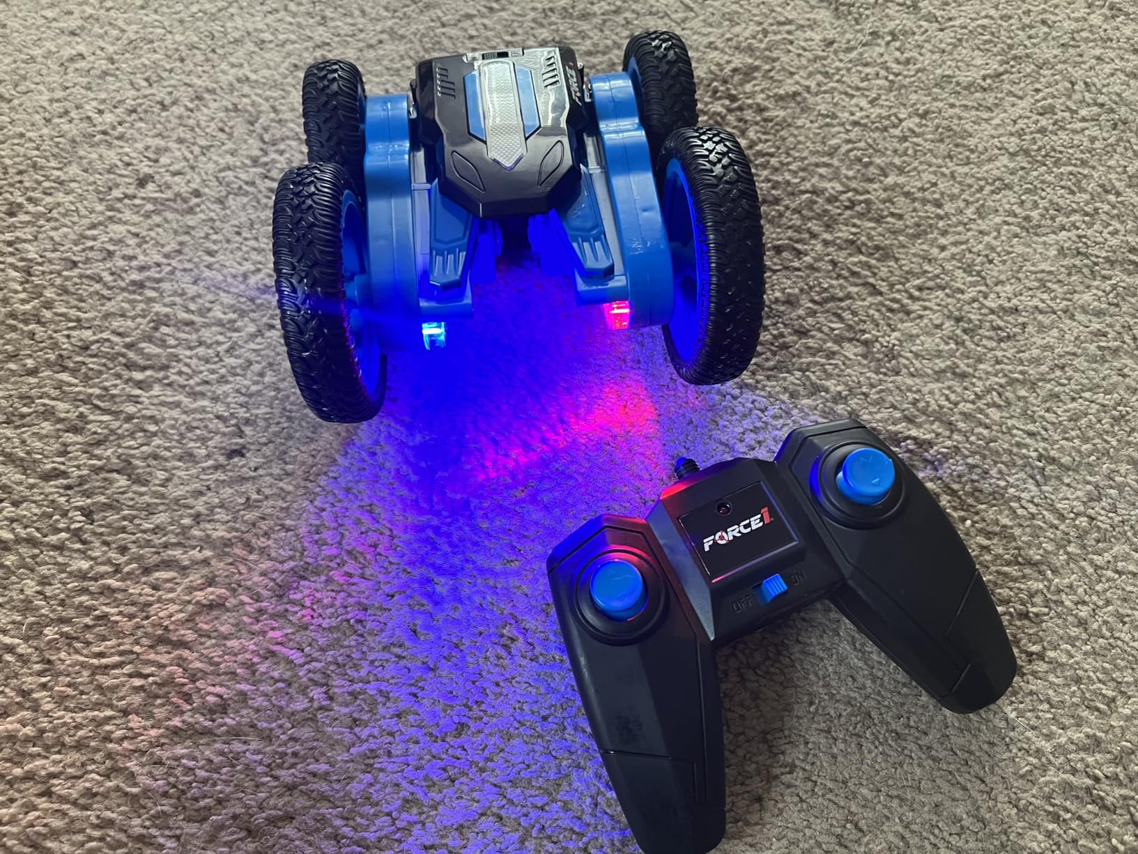 Amazon.com: Force1 Tornado+ LED Remote Control Car for Kids - Double ...