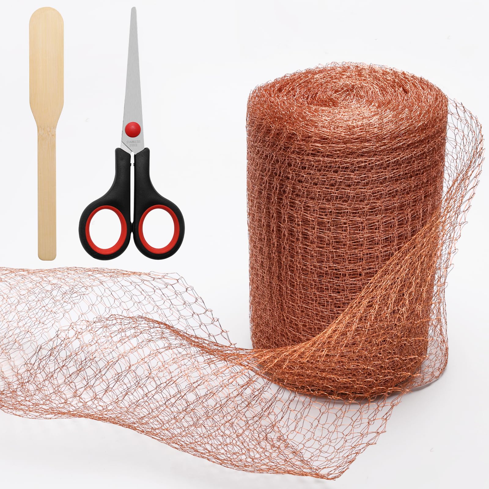Snapklik.com : Coldairsoap Copper Mesh Rodent Control Kit 5 In X 50 Ft