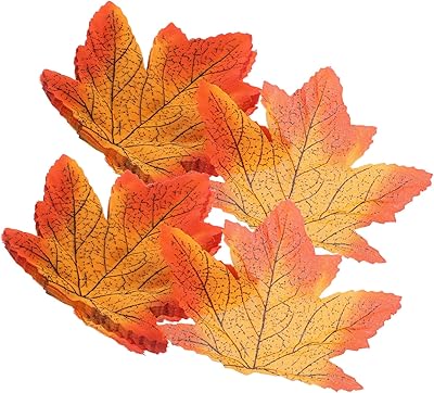 Amazon.com: 4.73'' Fall Leaves,0.7 LB Autumn Leaves Odorless,700 Pcs ...