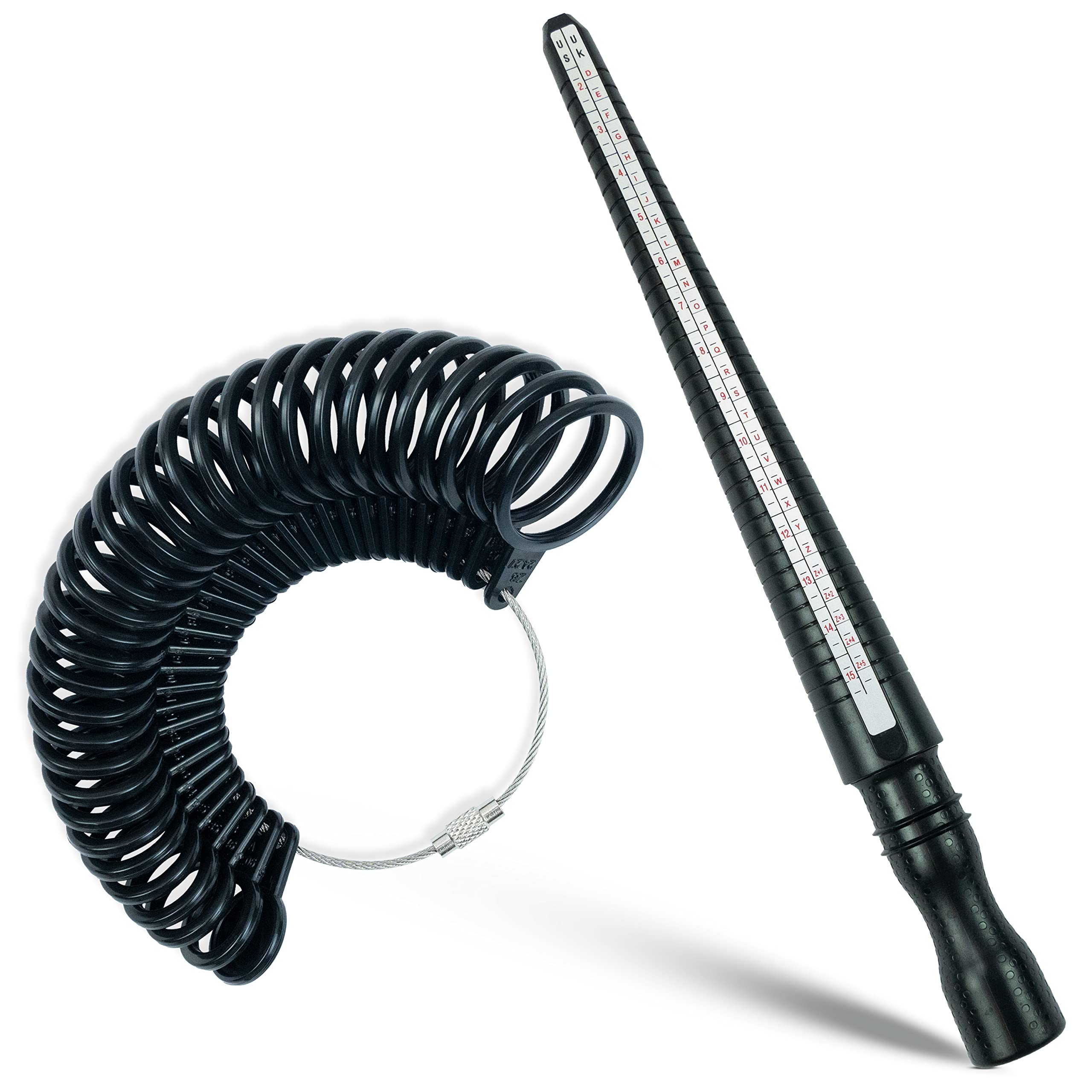 Buy ADASH Ring Sizer UK, A-Z Ring Measurement Tool, with Ring Size ...