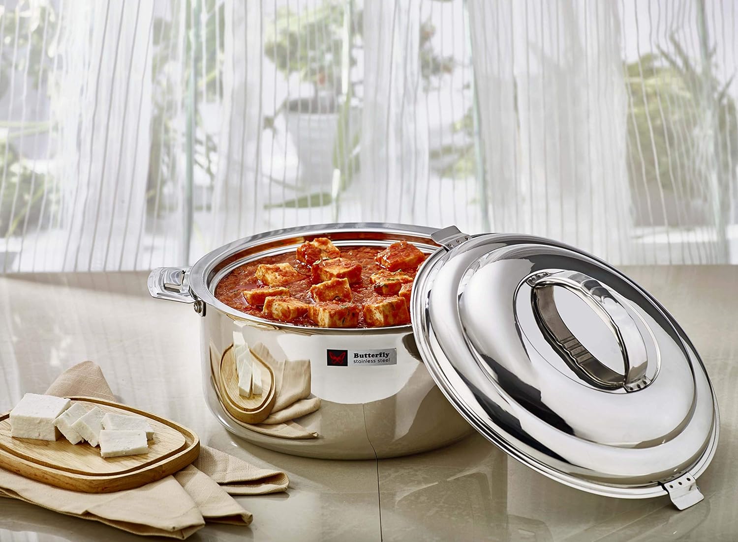 Buy Butterfly Stainless Steel Elite Insulated Casserole Hot Box, 3.5 ...