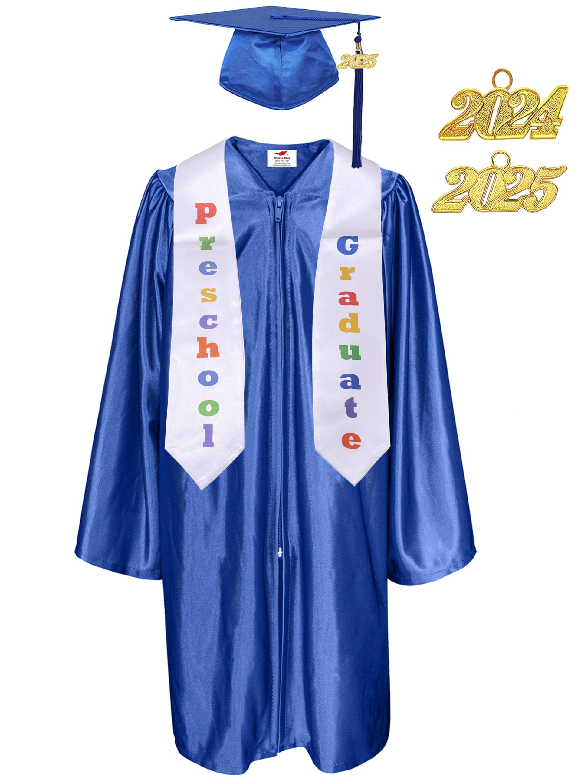 Snapklik.com : Shiny Kindergarten & Preschool Graduation Gown Cap ...