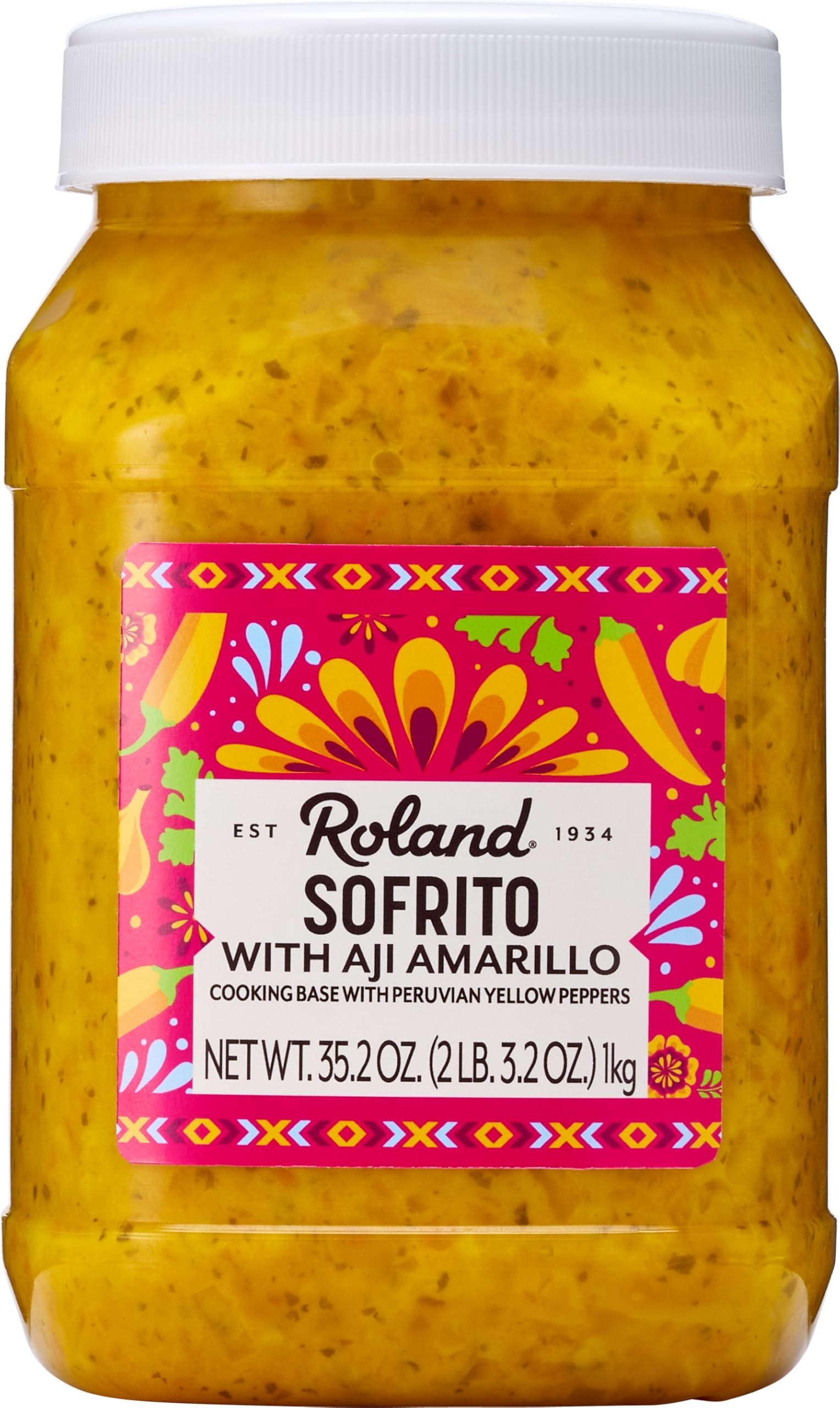 Amazon.com : Roland Foods Sofrito with Aji Amarillo, 35.2 Ounce Jar ...