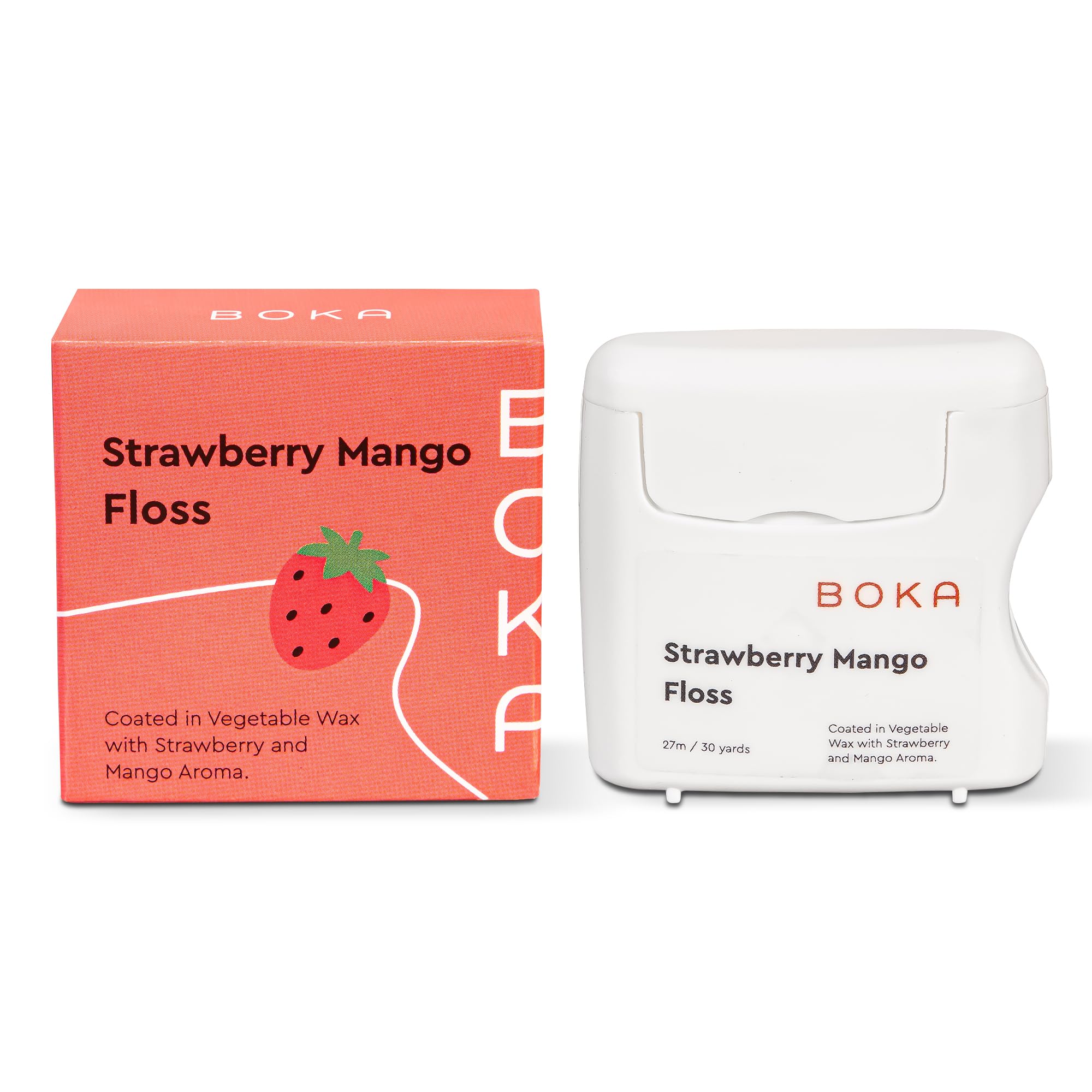Amazon.com: Boka Strawberry Mango Woven Dental Floss, Made from Natural ...