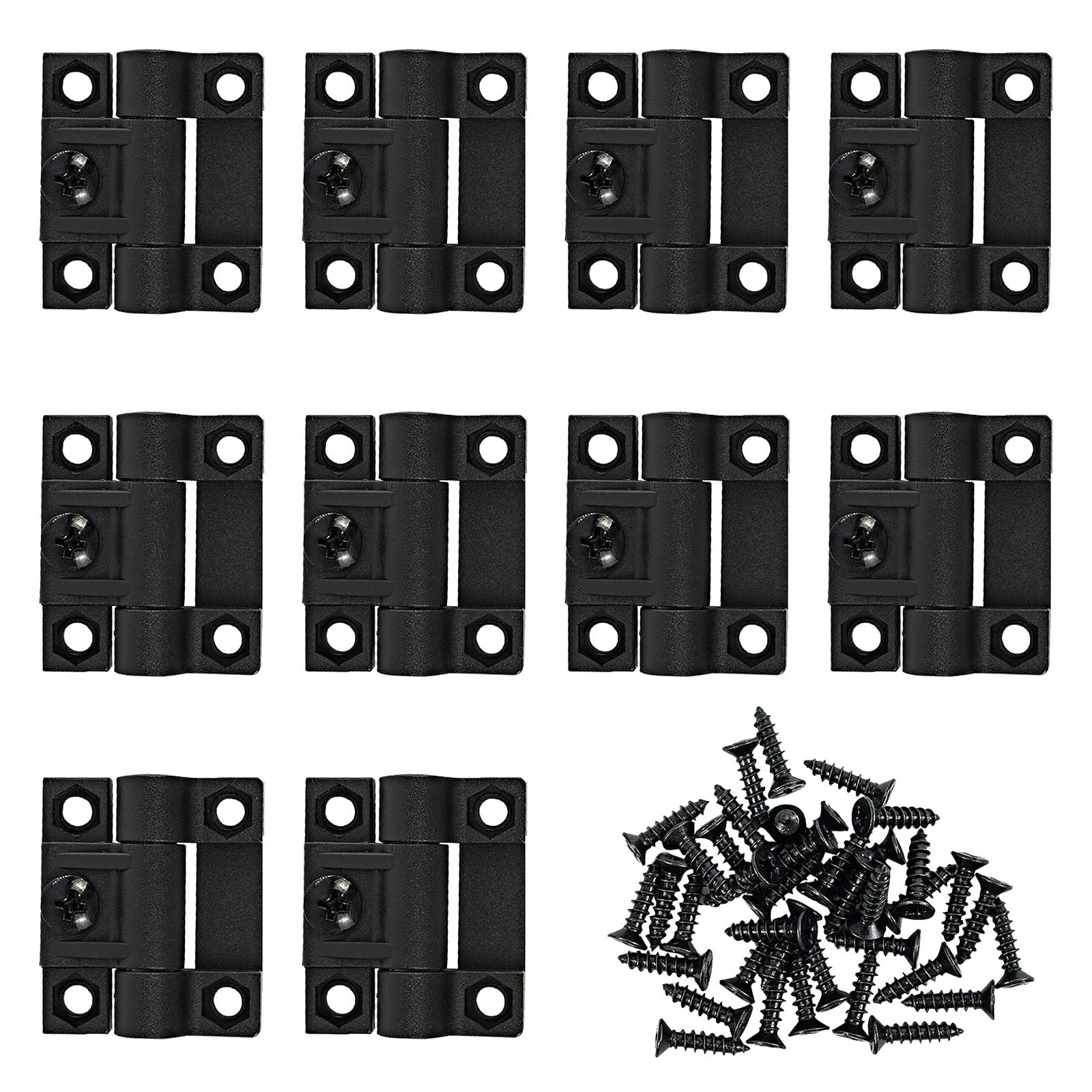GTILE 10 Pack Adjustable Torque Hinge, 43mmx36mm 4 Countersunk Holes ...