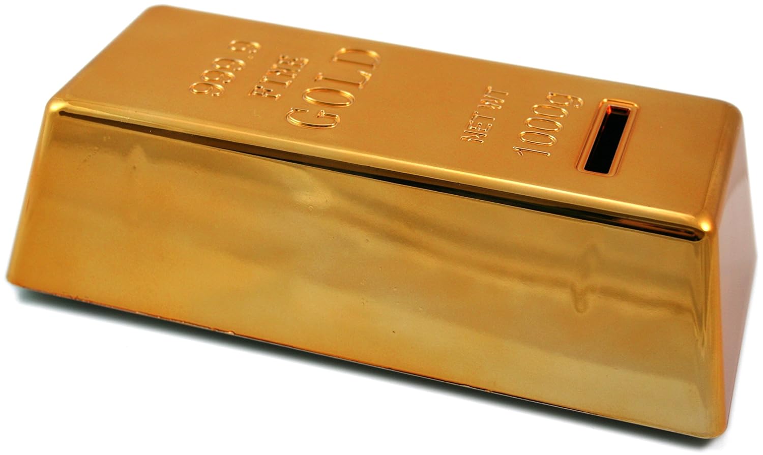 Gold Bar Shape Money Box : Amazon.co.uk