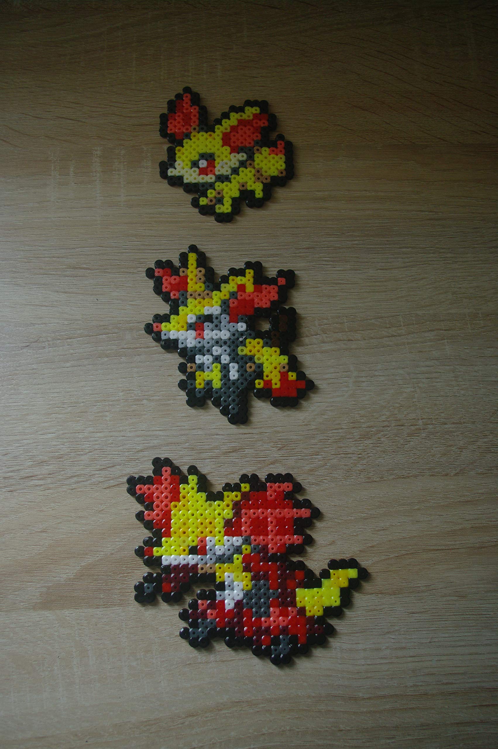 Sprite Fennekin Braixen Delphox Perler Beads Pixel Art | Desertcart INDIA