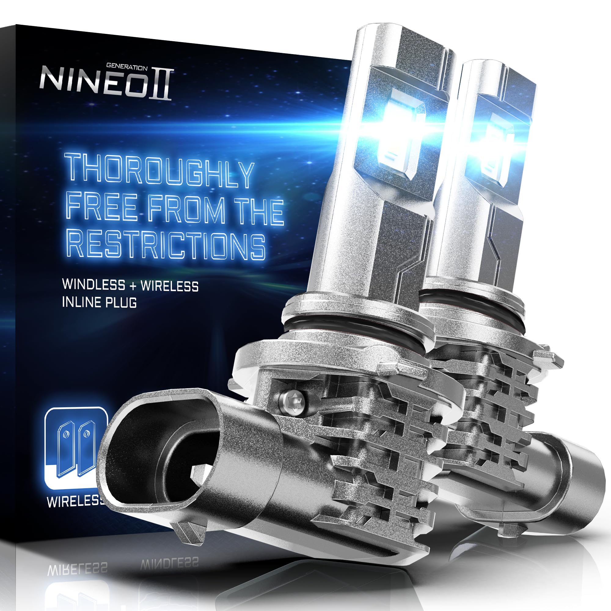 Snapklik.com : WINDLESS 9006 FOG Lights,HB4 Bulbs 300% Brighter 6500K ...