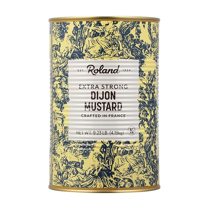Amazon.com : Roland Dijon Mustard from France, 9.25-Pound Can : Grocery ...