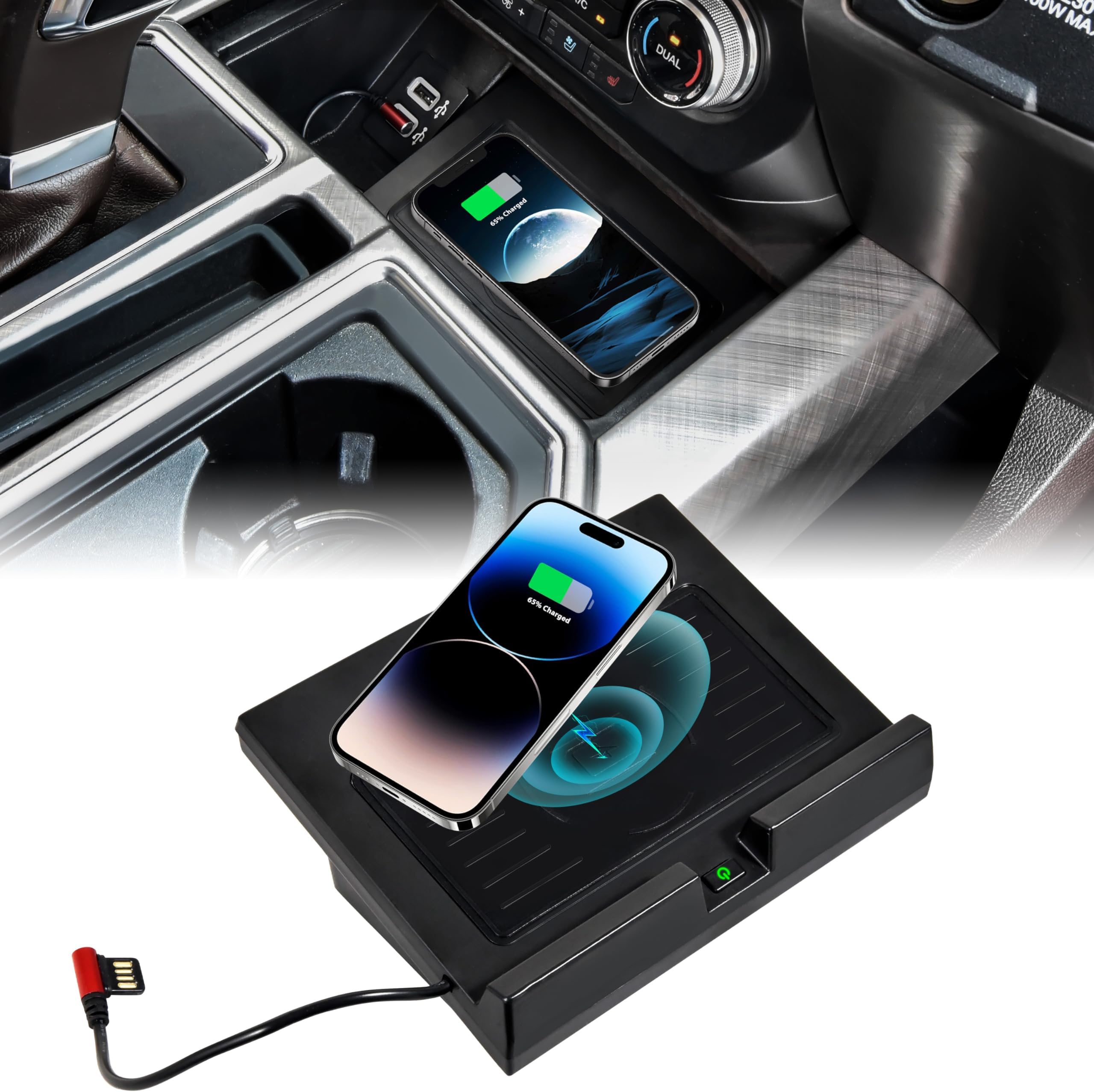 Amazon.com: LDETXY Wireless Charger for Ford F150 18-23, Car Wireless ...