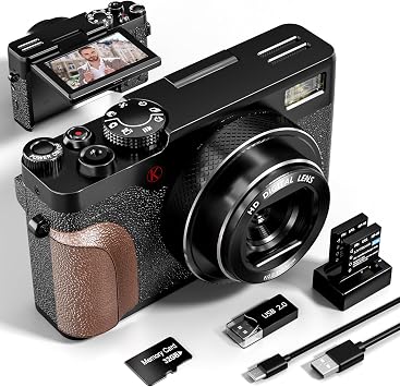 Amazon.com : ATPLOES 56MP Digital Cameras for Photography, 4K Autofocus ...