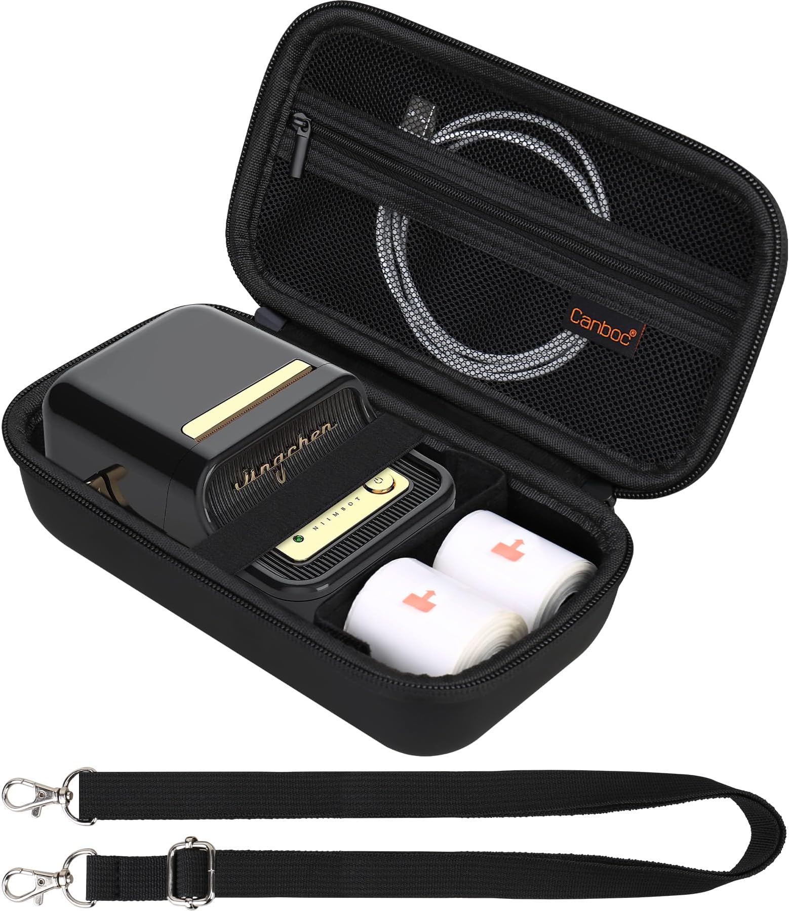 Amazon.com: Elonbo Carrying Case for NIIMBOT B1 Label Maker Machine ...