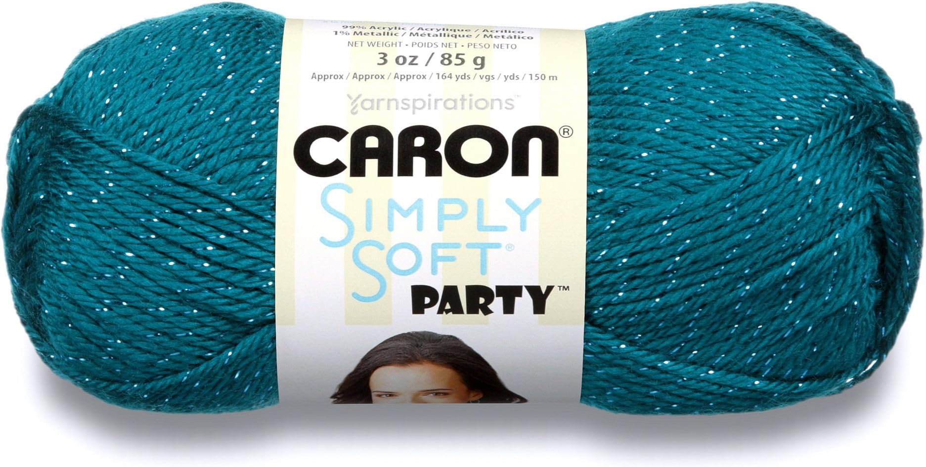 Amazon.com: Caron Simply Soft Party Yarn, Gauge 4 Medium Worsted, - 3 ...