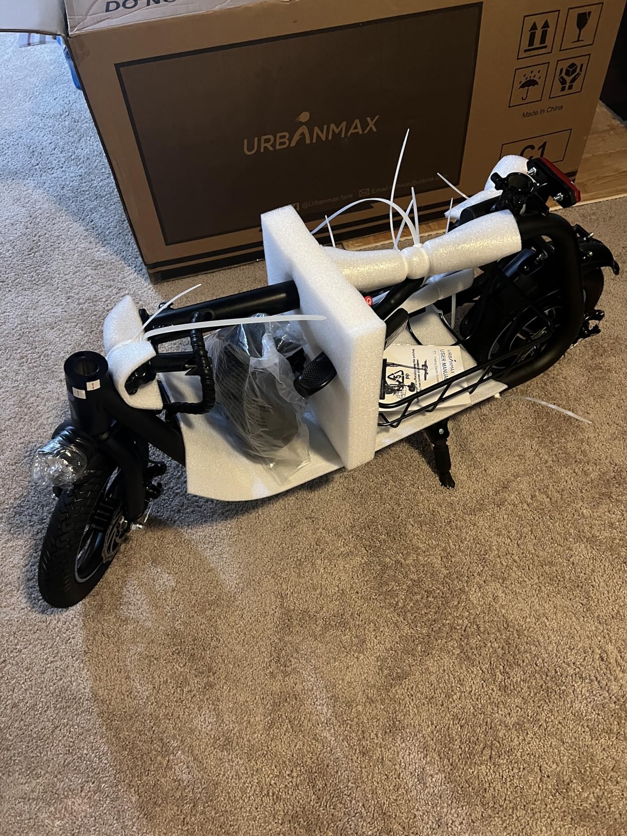 $14/mo - Finance URBANMAX C1/C1 Pro Electric Scooter with Seat, 450W ...