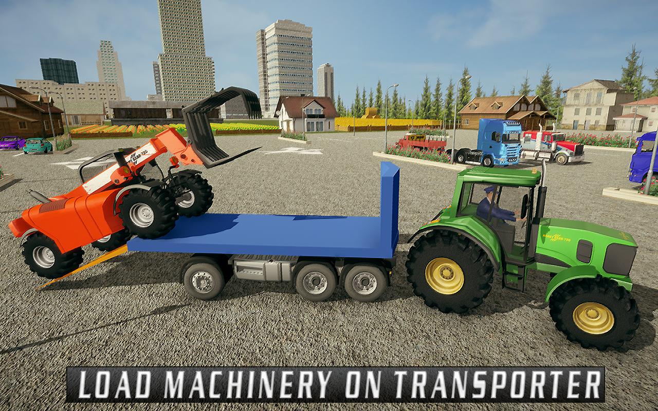 Modern Farming Machines Transporter Truck Simulator: Heavy Cargo ...